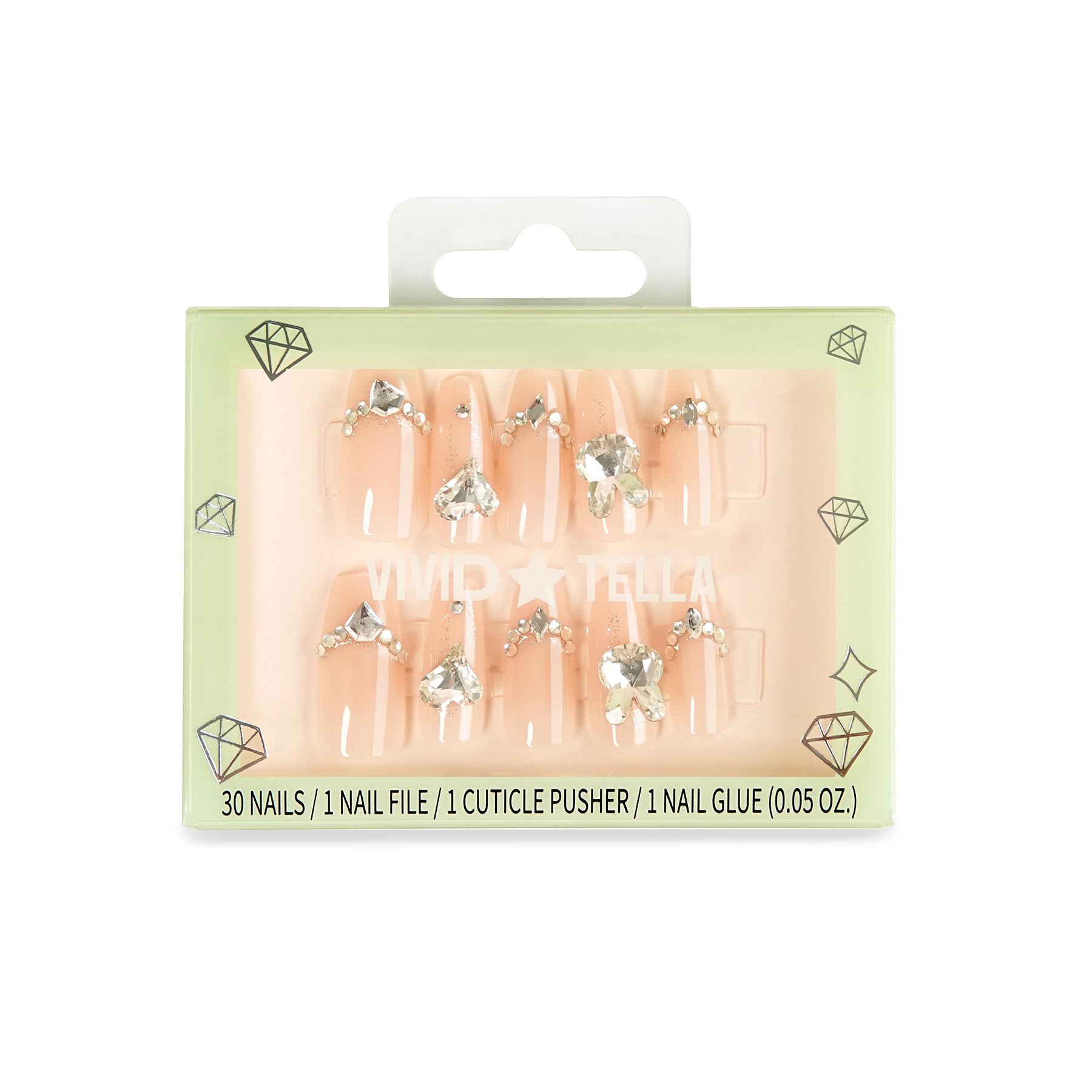 Vivid Tella Nails - Princess - Shop Nail sets at H-E-B