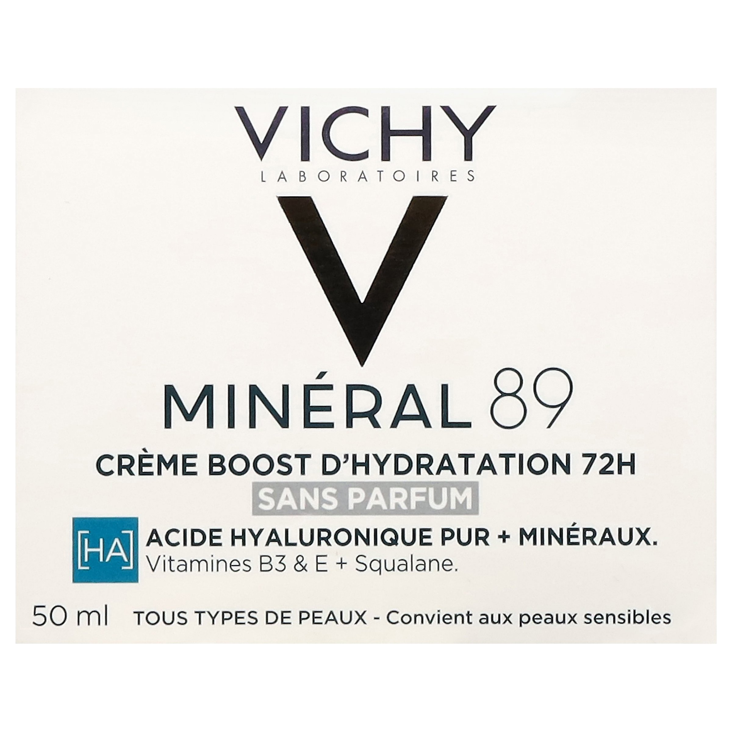 Vichy Laboratoires Mineral 89 Fragrance Free Moisture Boosting Cream ...