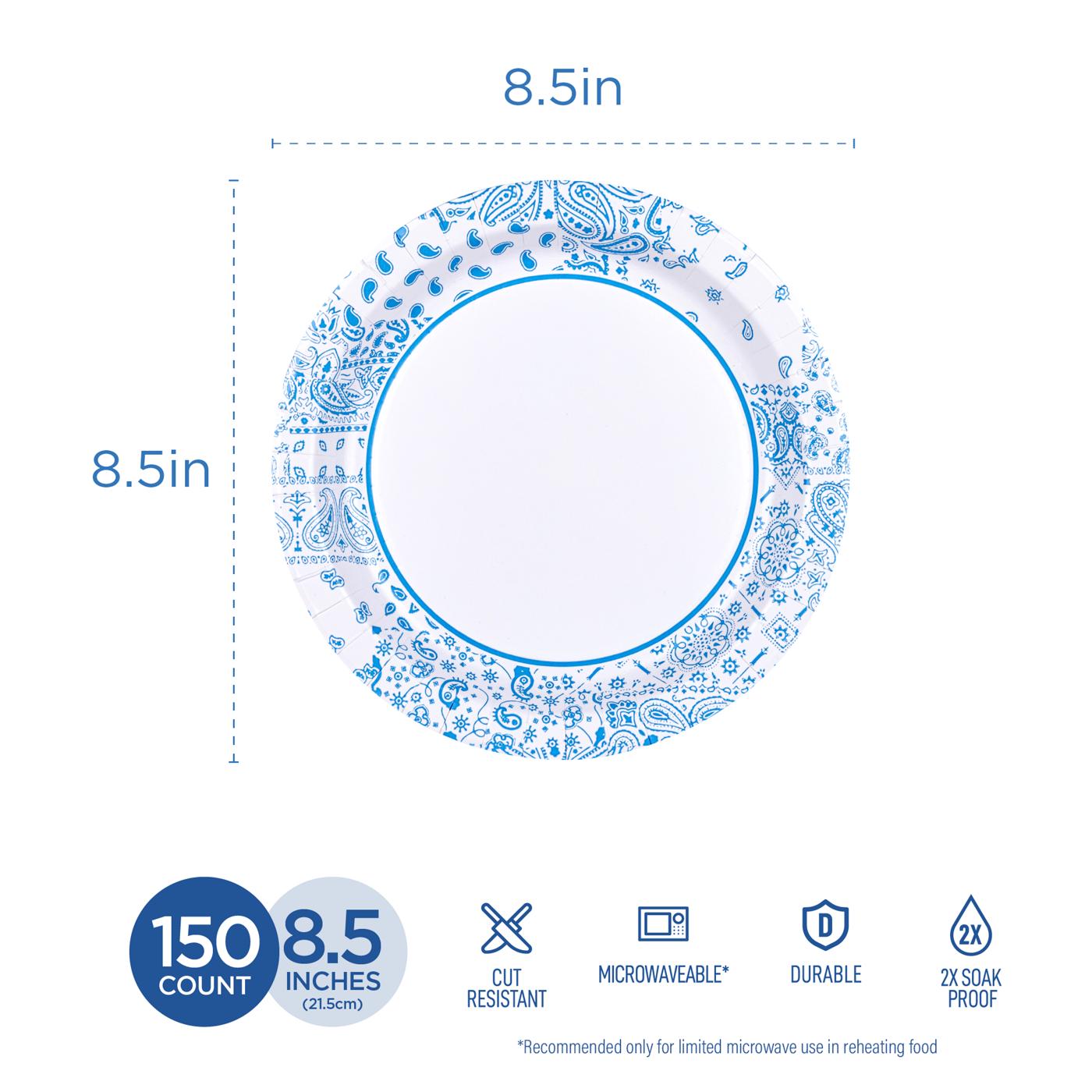 H-E-B Heavy Duty 8.5 in Lunch Paper Plates - Shop Plates & bowls at H-E-B