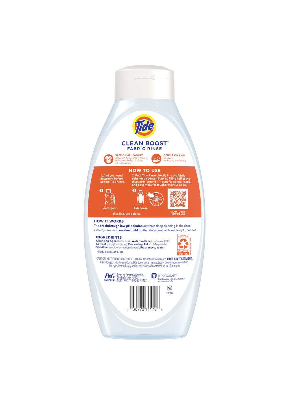 Tide Clean Boost Fabric Rinse, Original Scent - Shop Fresheners at H-E-B