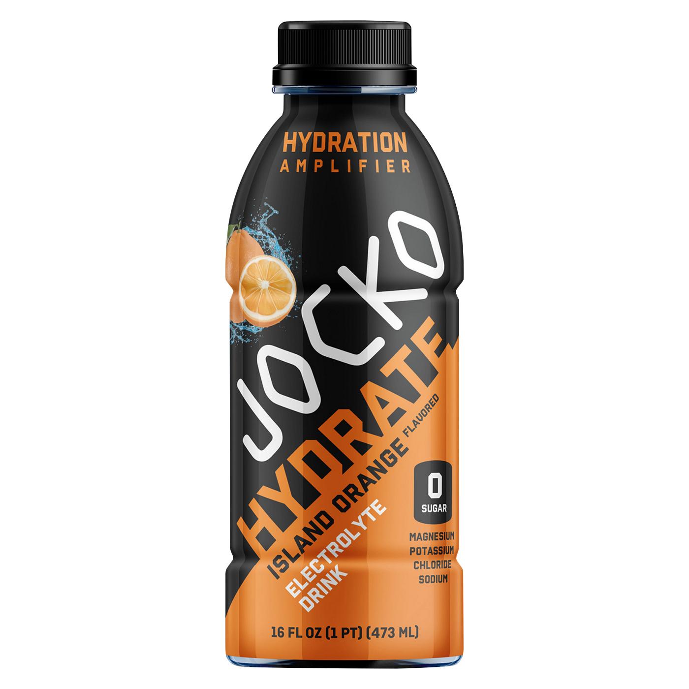 Jocko Hydrate Zero Sugar Electrolyte Drink - Island Orange - Shop ...