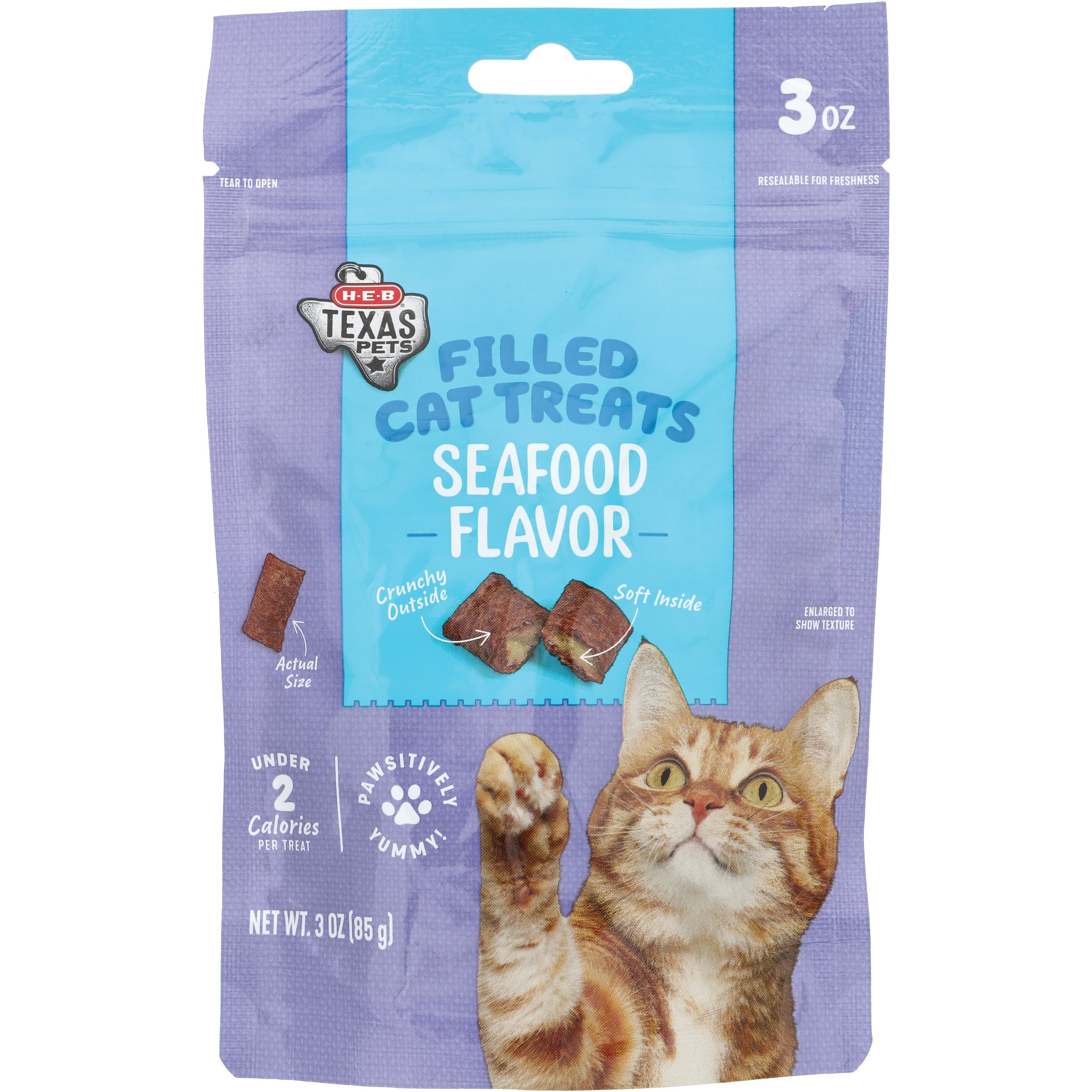H-E-B Texas Pets Cat Treats - Tuna Filled - Shop Treats at H-E-B