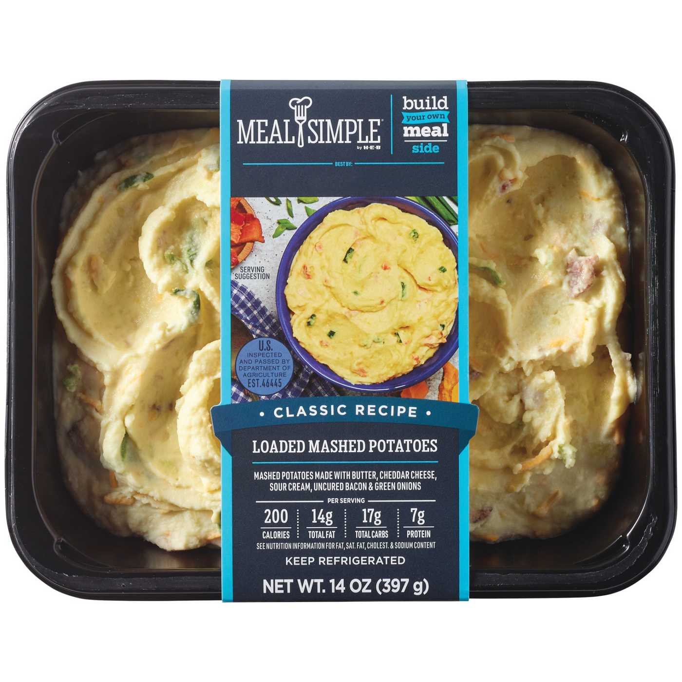 Meal Simple by H-E-B Loaded Mashed Potatoes - Shop Entrees & sides at H-E-B