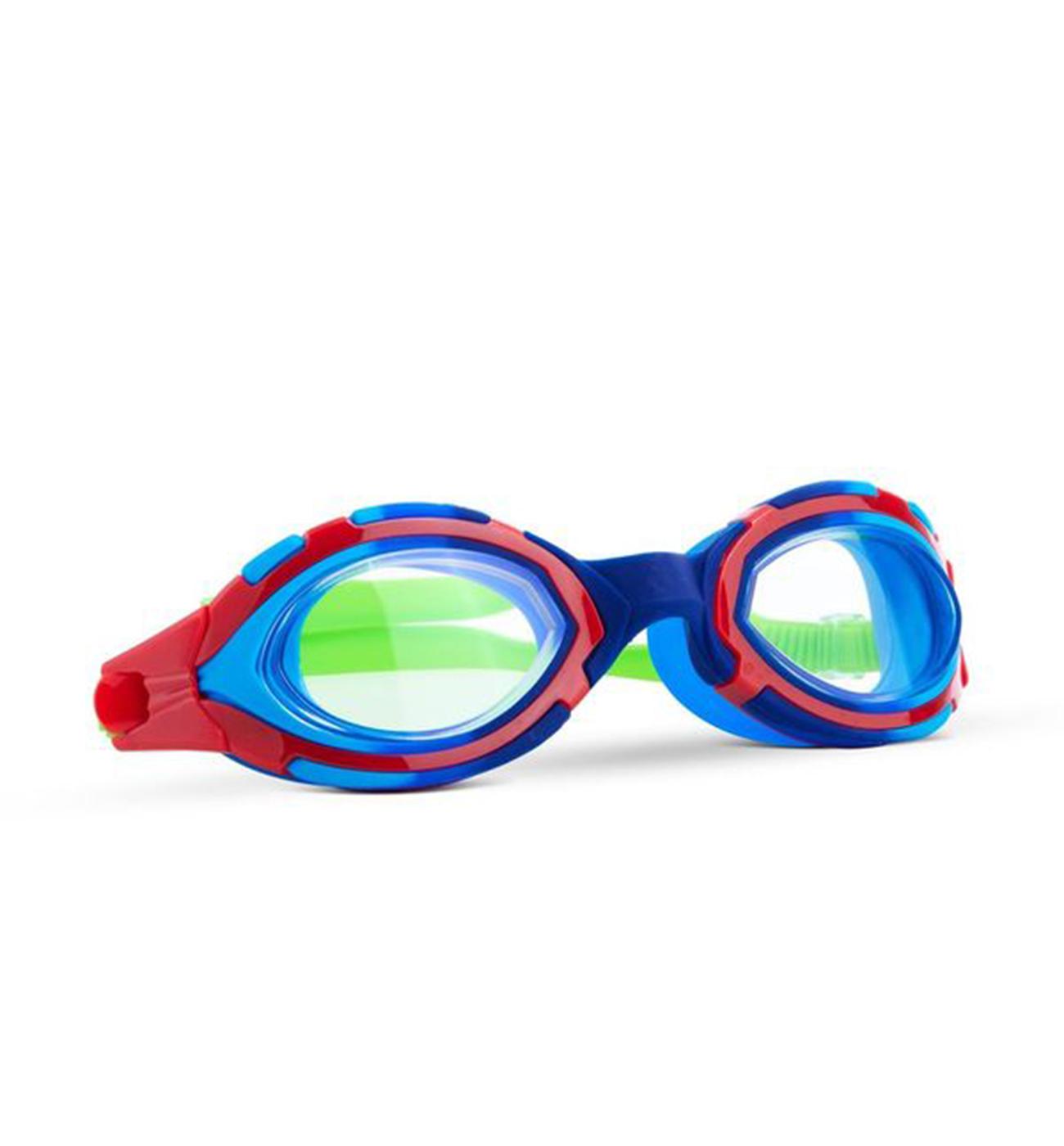 Aqua2ude Aviator Kids Swim Goggle - Blue & Green - Shop Goggles & masks ...