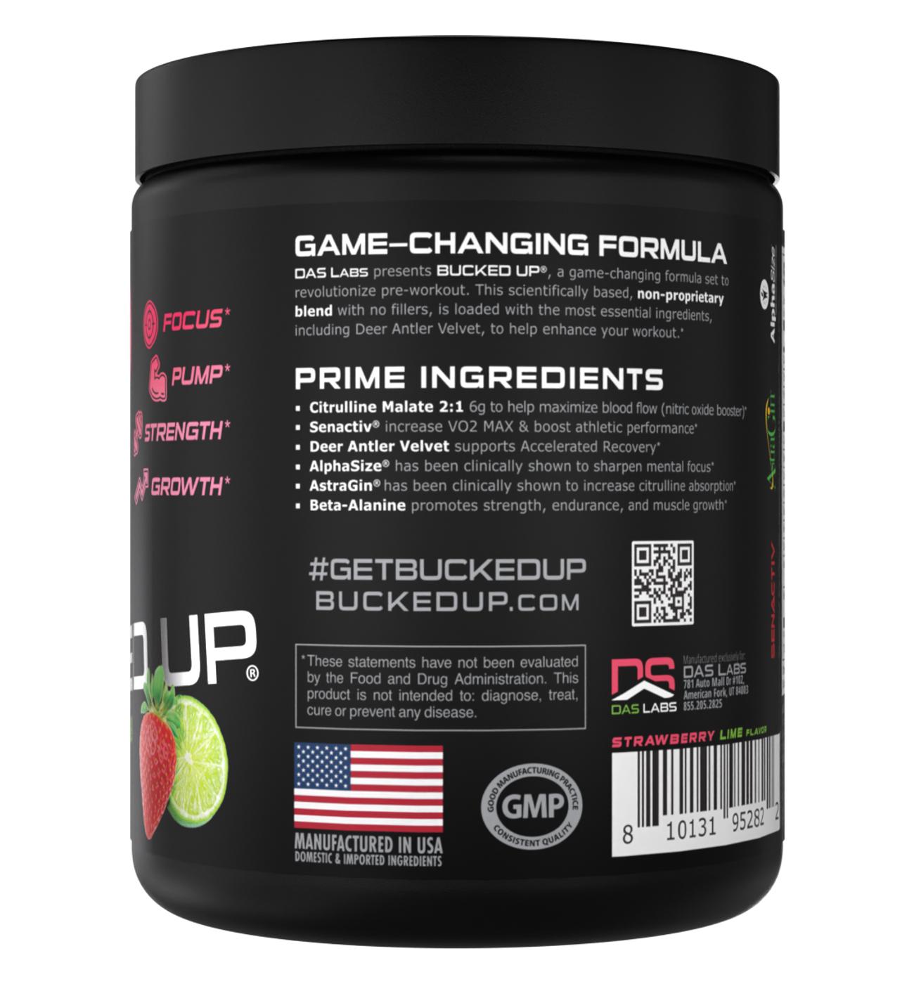 Bucked Up Pre-Workout - Strawberry Lime - Shop Diet & fitness at H-E-B