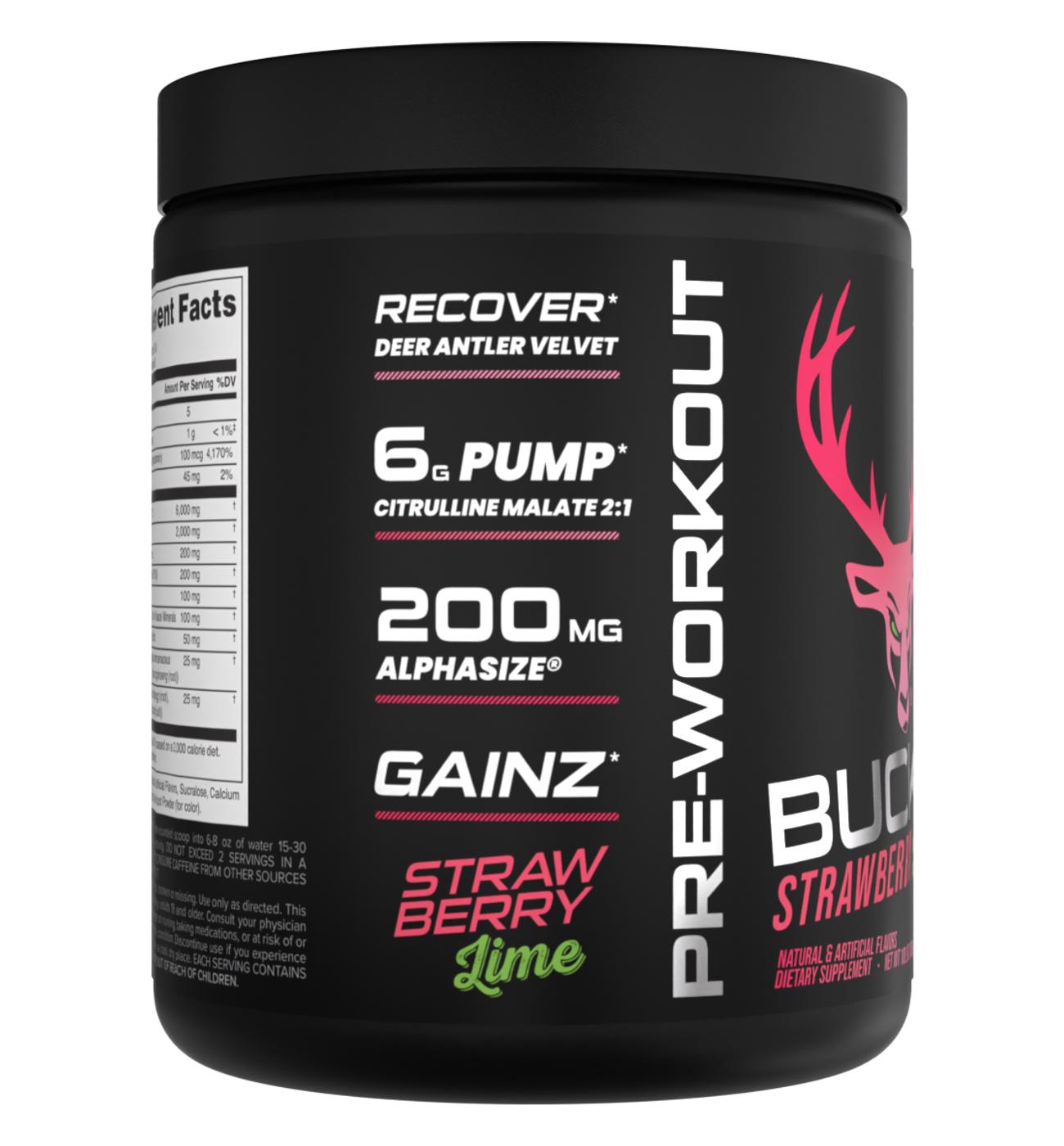 Bucked Up Pre-Workout - Strawberry Lime - Shop Diet & fitness at H-E-B