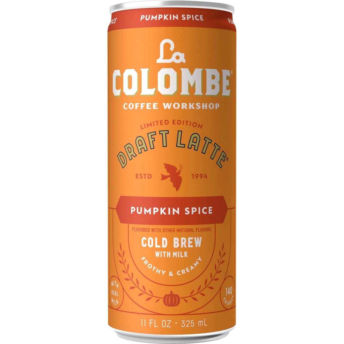 La Colombe Coffee Pumpkin Spice Draft Latte Can - Shop Coffee at H-E-B