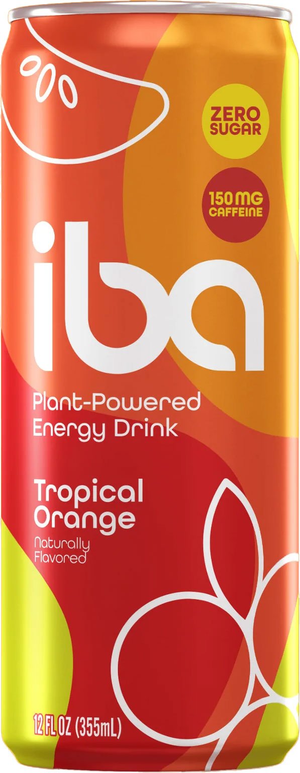 Iba Tropical Orange Plant Powered Energy Drink, 12 oz | Central Market ...