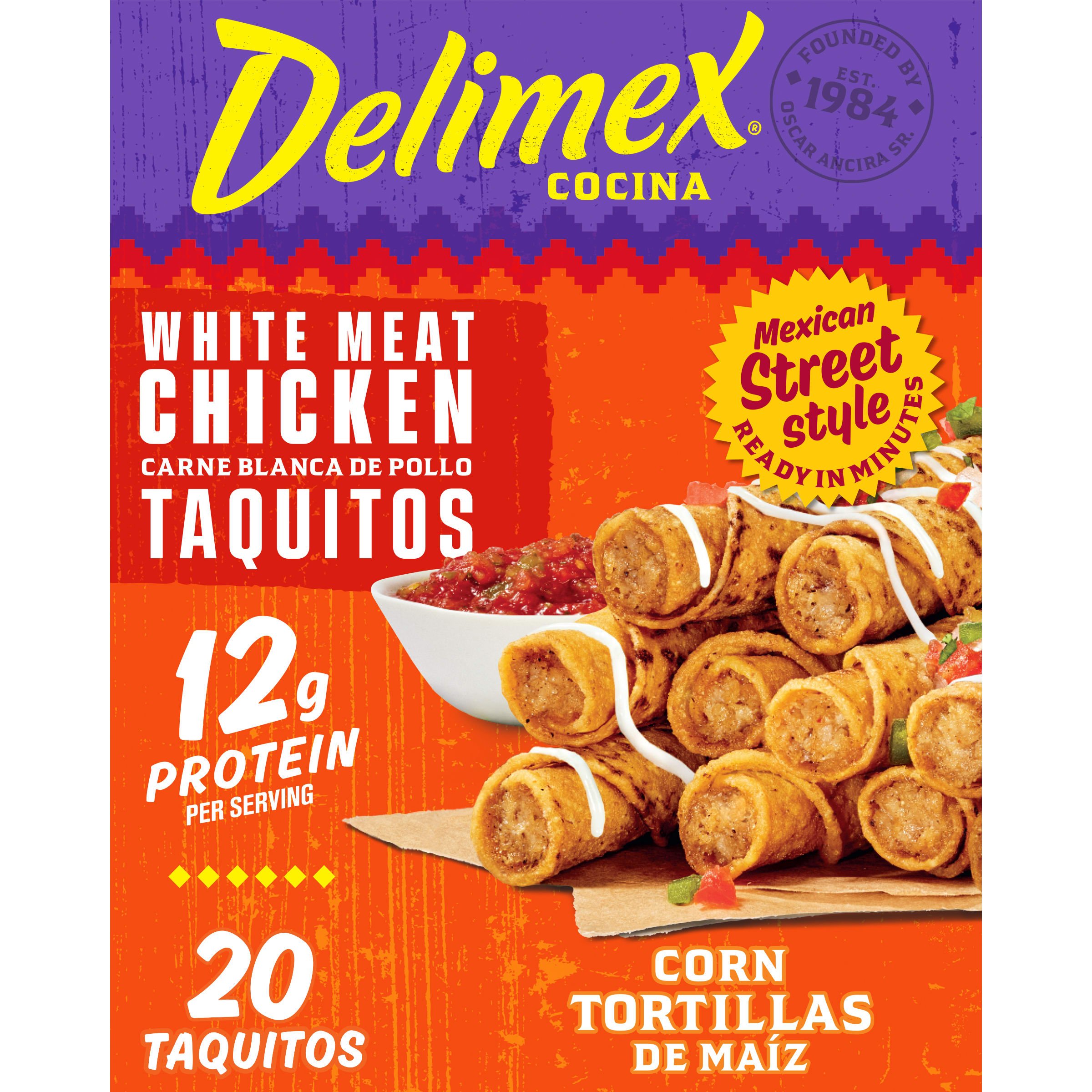 Delimex White Meat Chicken Taquitos - Shop Entrees & sides at H-E-B