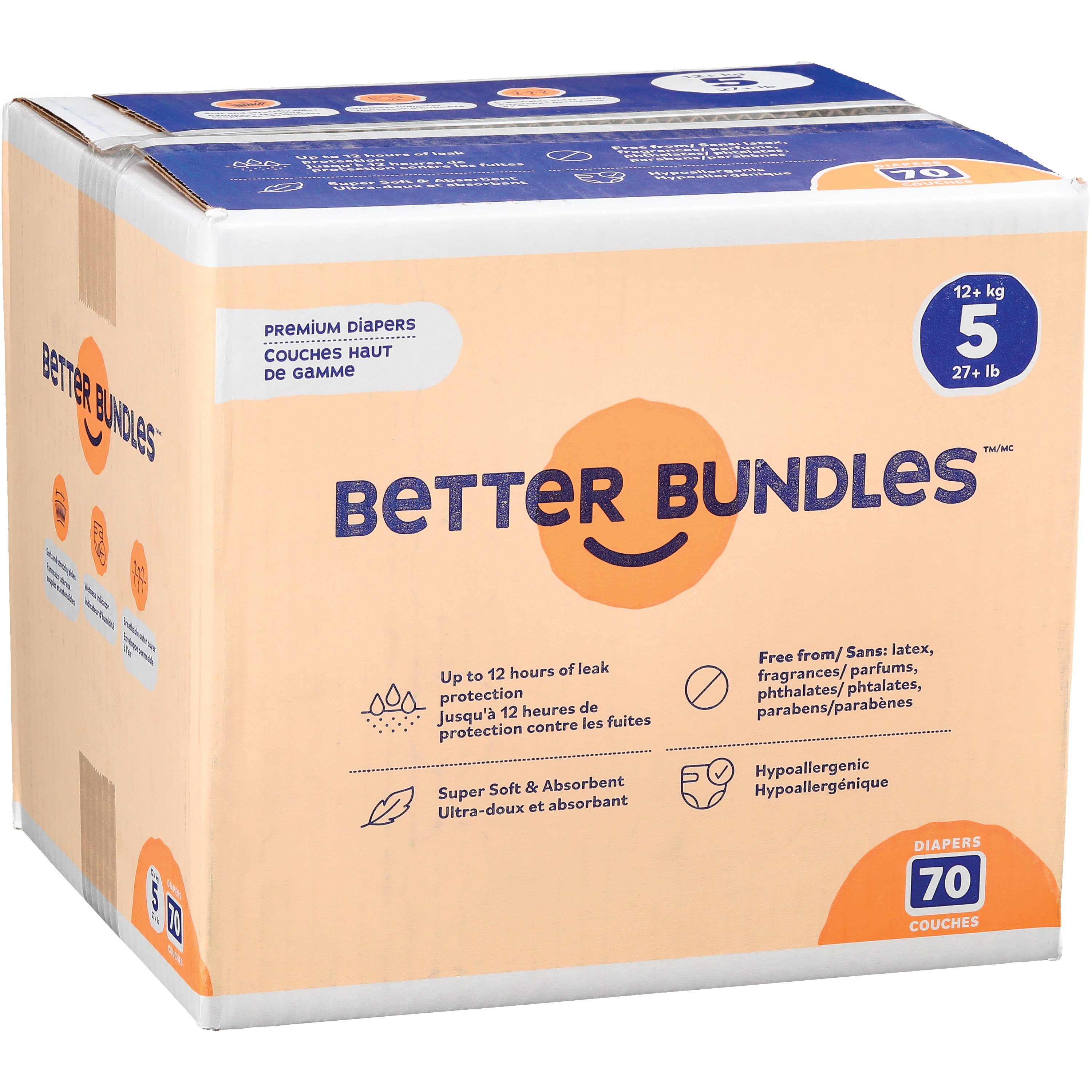 Better Bundles Baby Diapers Club Pack - Size 5 - Shop Diapers at H-E-B
