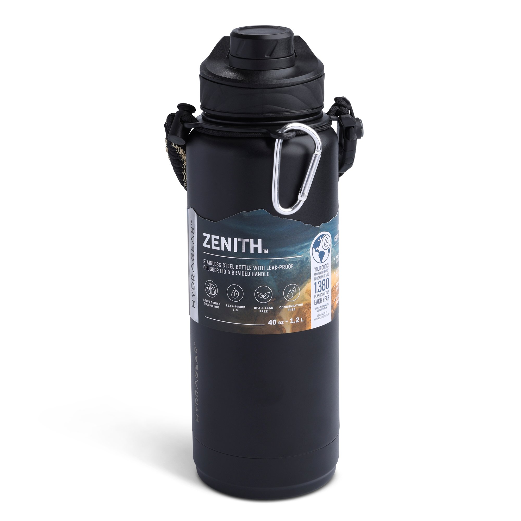 Hydragear Zenith Chugger Water Bottle - Black - Shop Travel & to-go at ...
