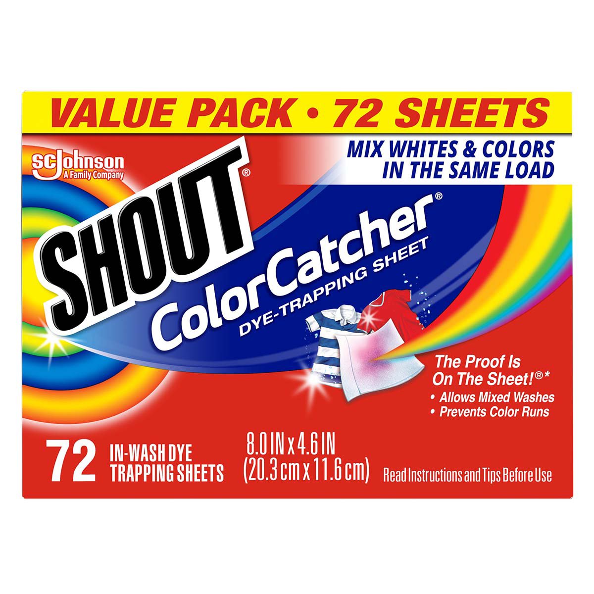 Shout ColorCatcher Dye-Trapping Sheet Value Pack - Shop Fresheners at H-E-B