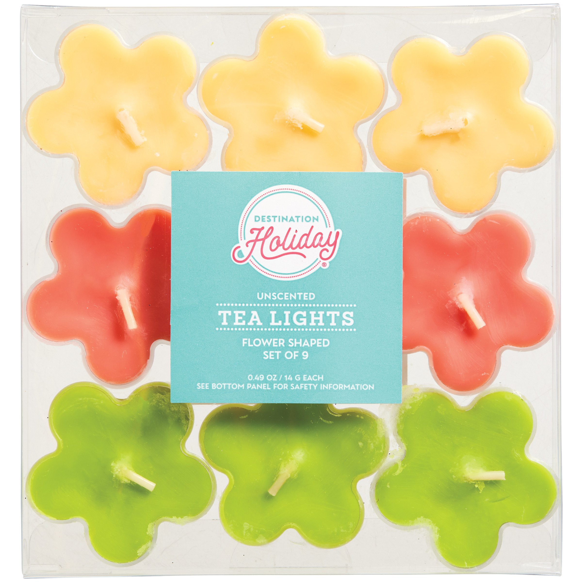 Destination Holiday Flower Shaped Easter Tea Light Candles - Shop ...