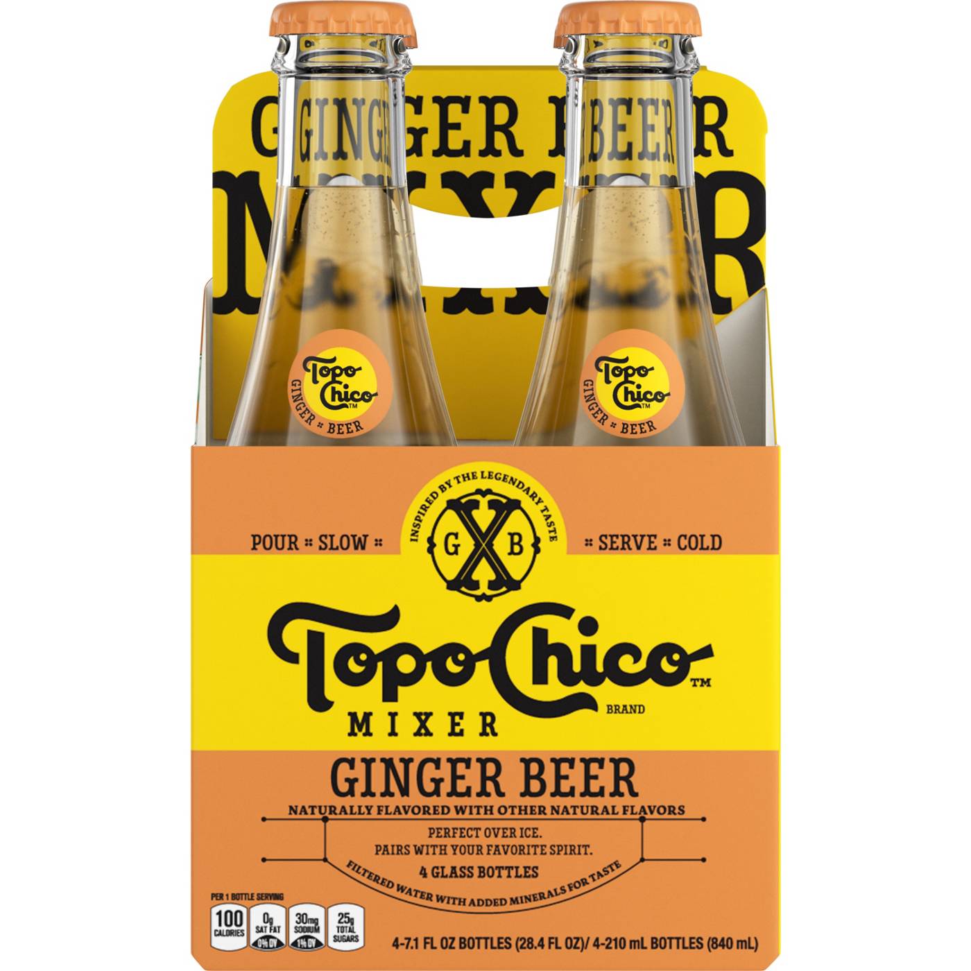 Topo Chico Mixer Ginger Beer Glass Bottles - Shop Cocktail mixers at H-E-B