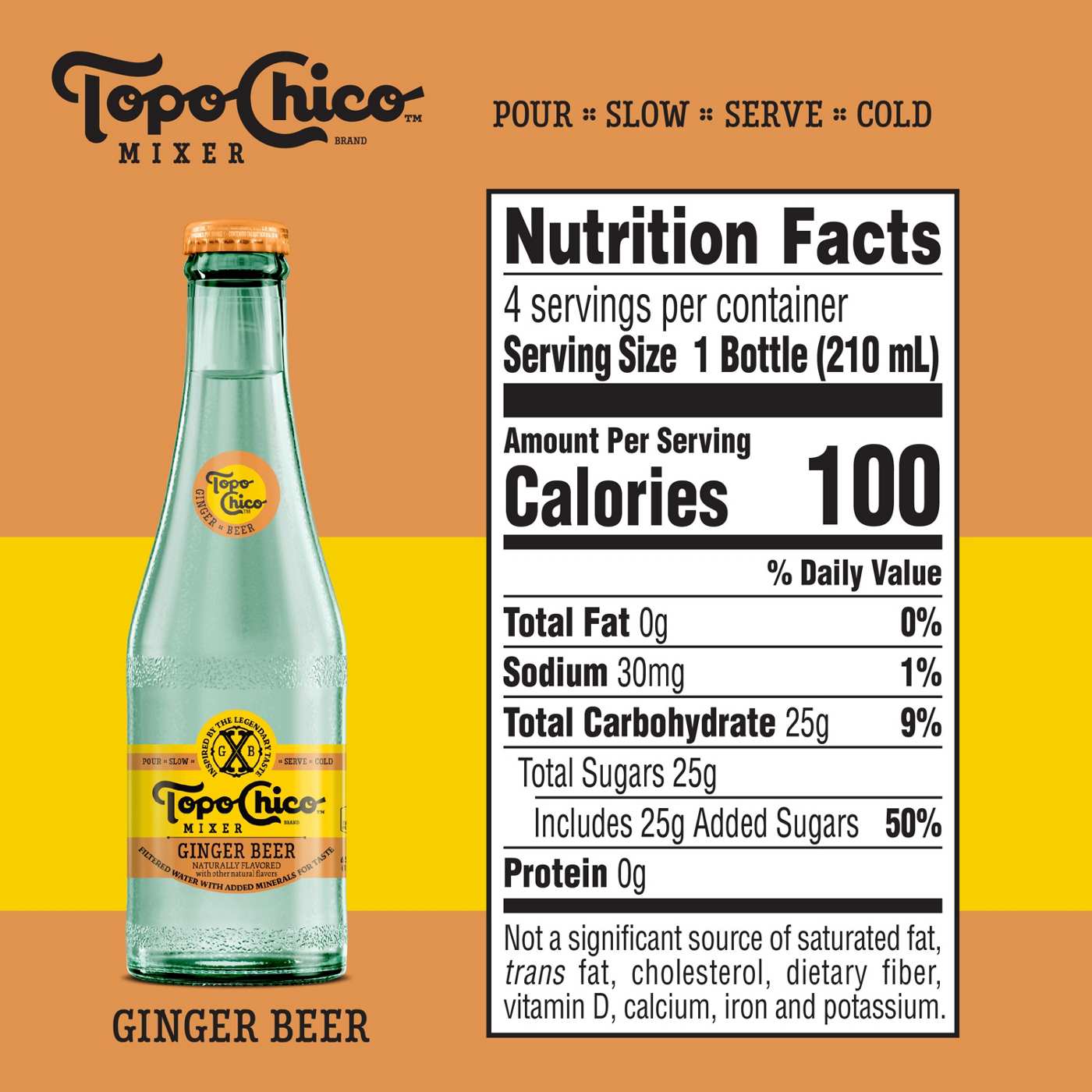Topo Chico Mixer Ginger Beer Glass Bottles - Shop Cocktail mixers at H-E-B