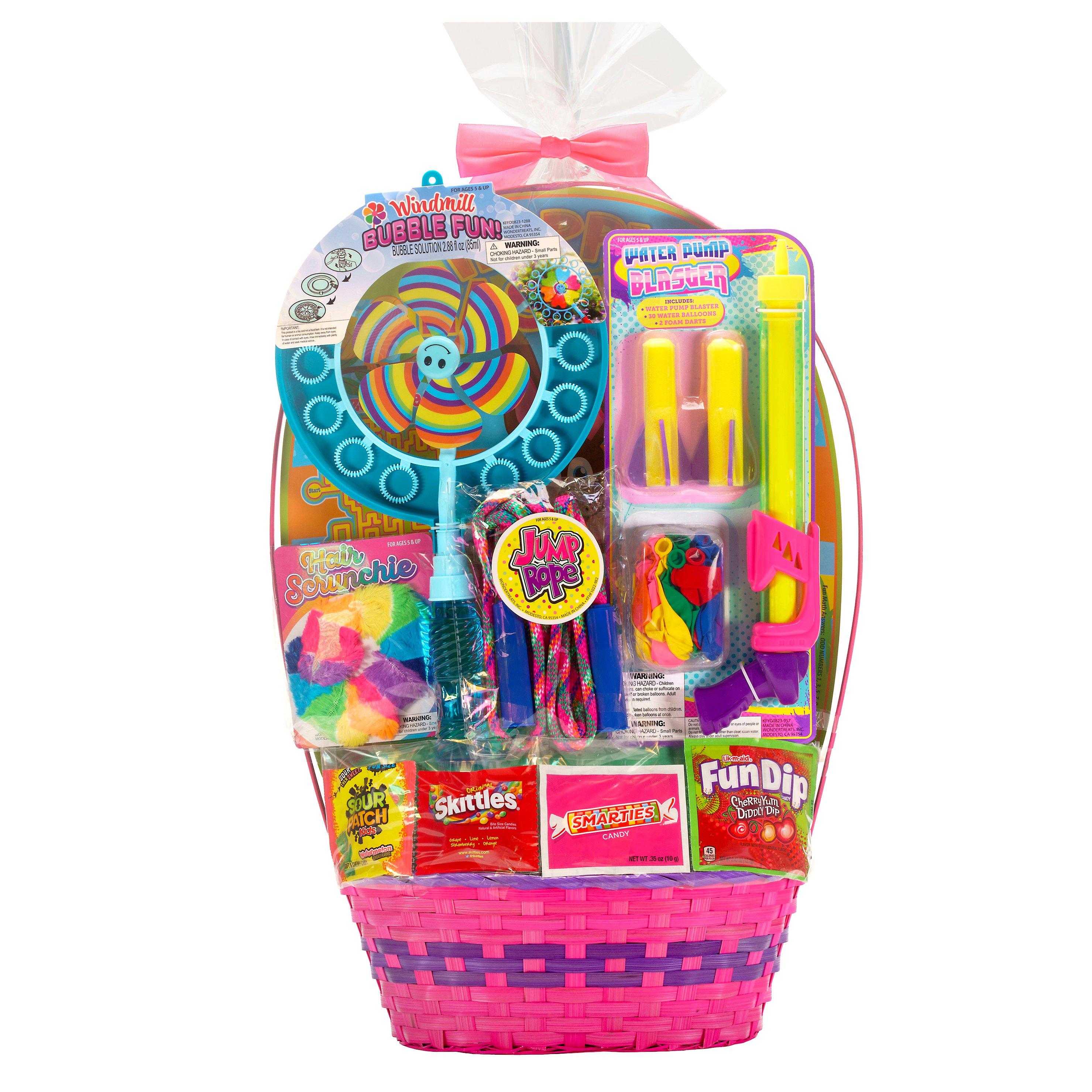 Wondertreats Bubble Windmill and Water Pump Blaster Easter Basket ...