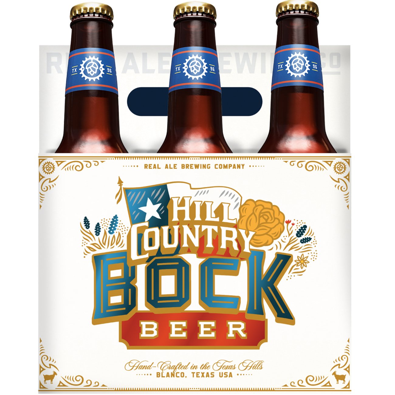 Real Ale Hill Country Bock Craft Beer 6 pk Bottles - Shop Beer at H-E-B