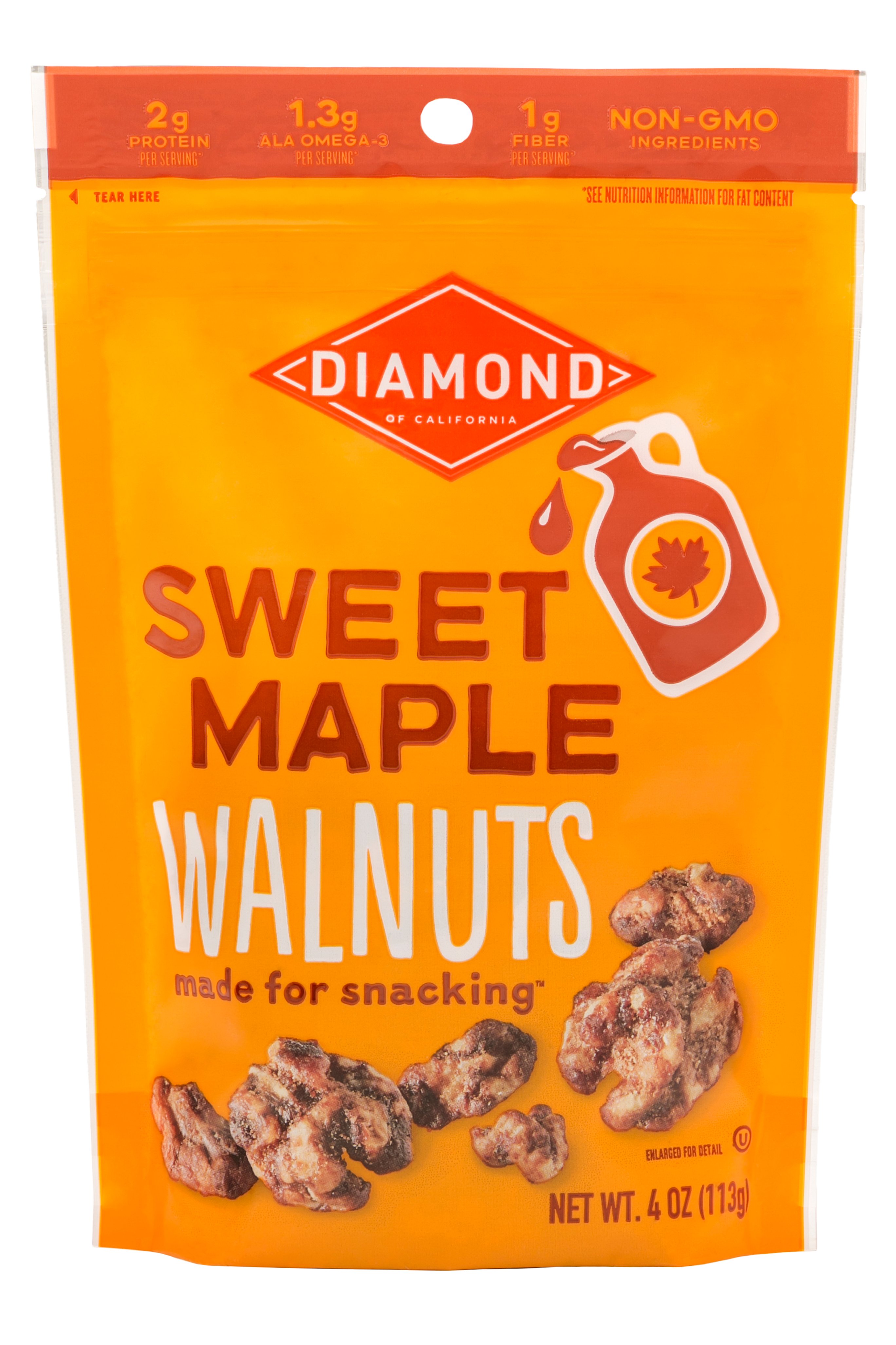 Diamond of California Sweet Maple Glazed Walnuts - Shop Nuts & seeds at ...