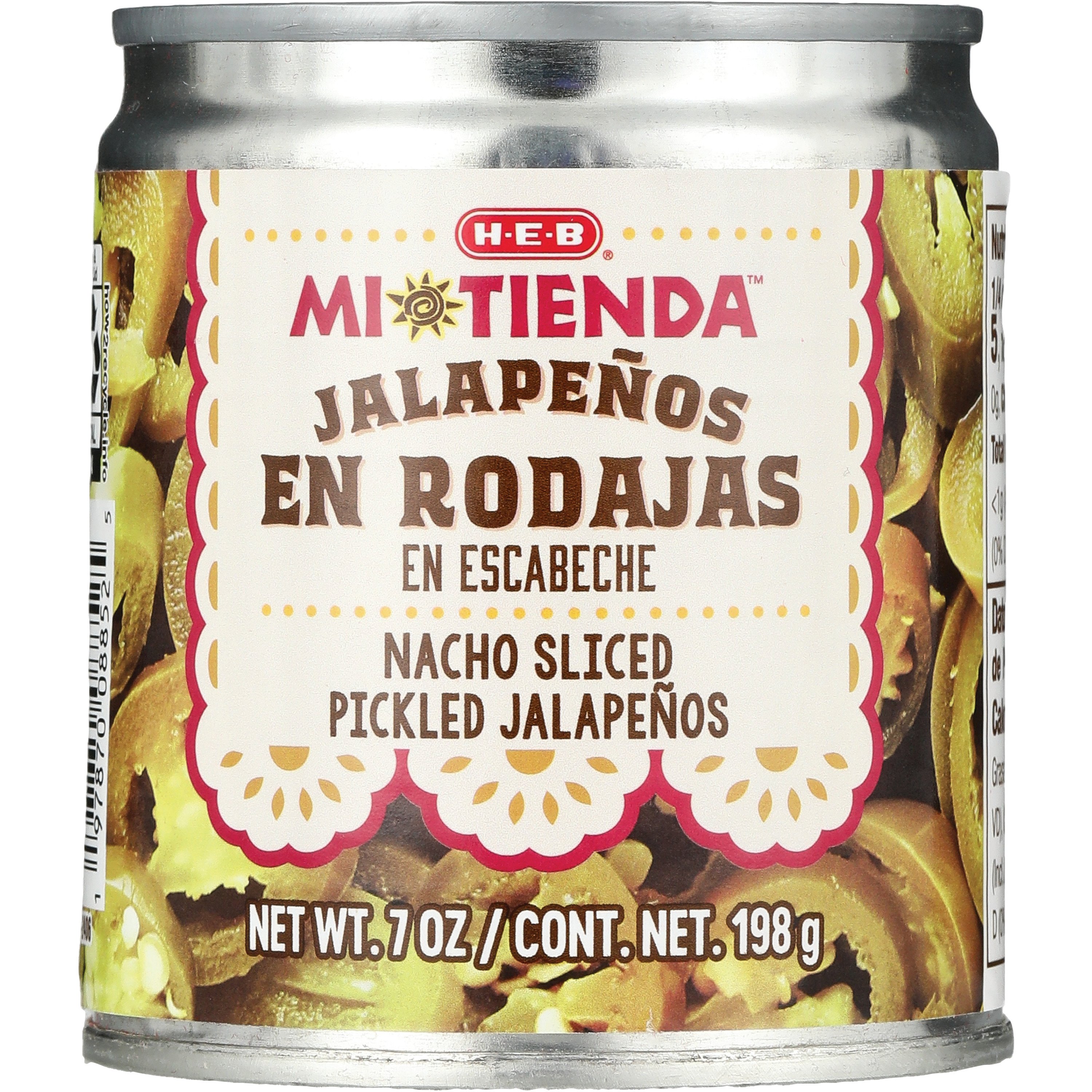 H-E-B Mi Tienda Nacho Sliced Pickled Jalapeños Rodajas en Escabeche ...