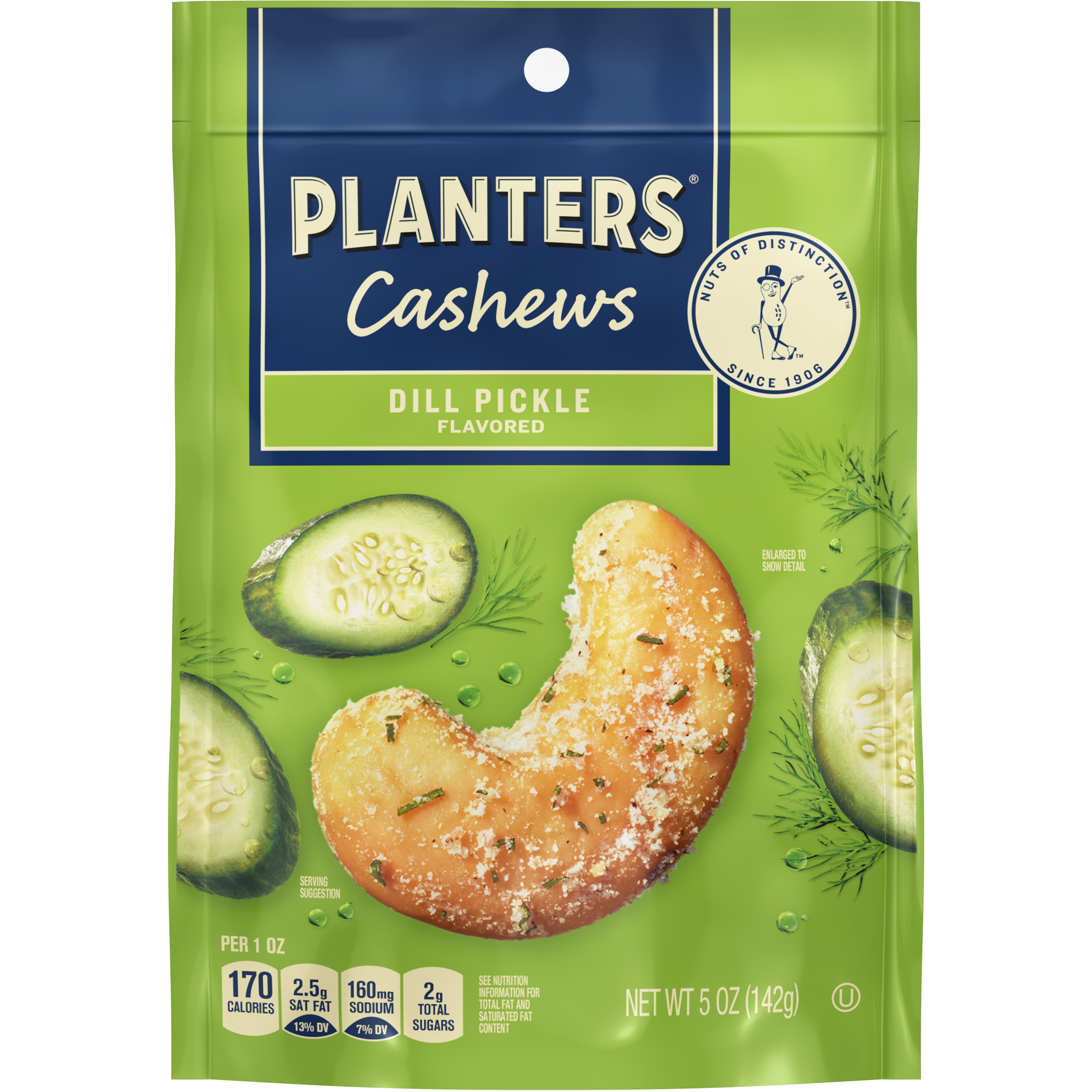 Planters Cashews - Dill Pickle Flavored - Shop Nuts & seeds at H-E-B
