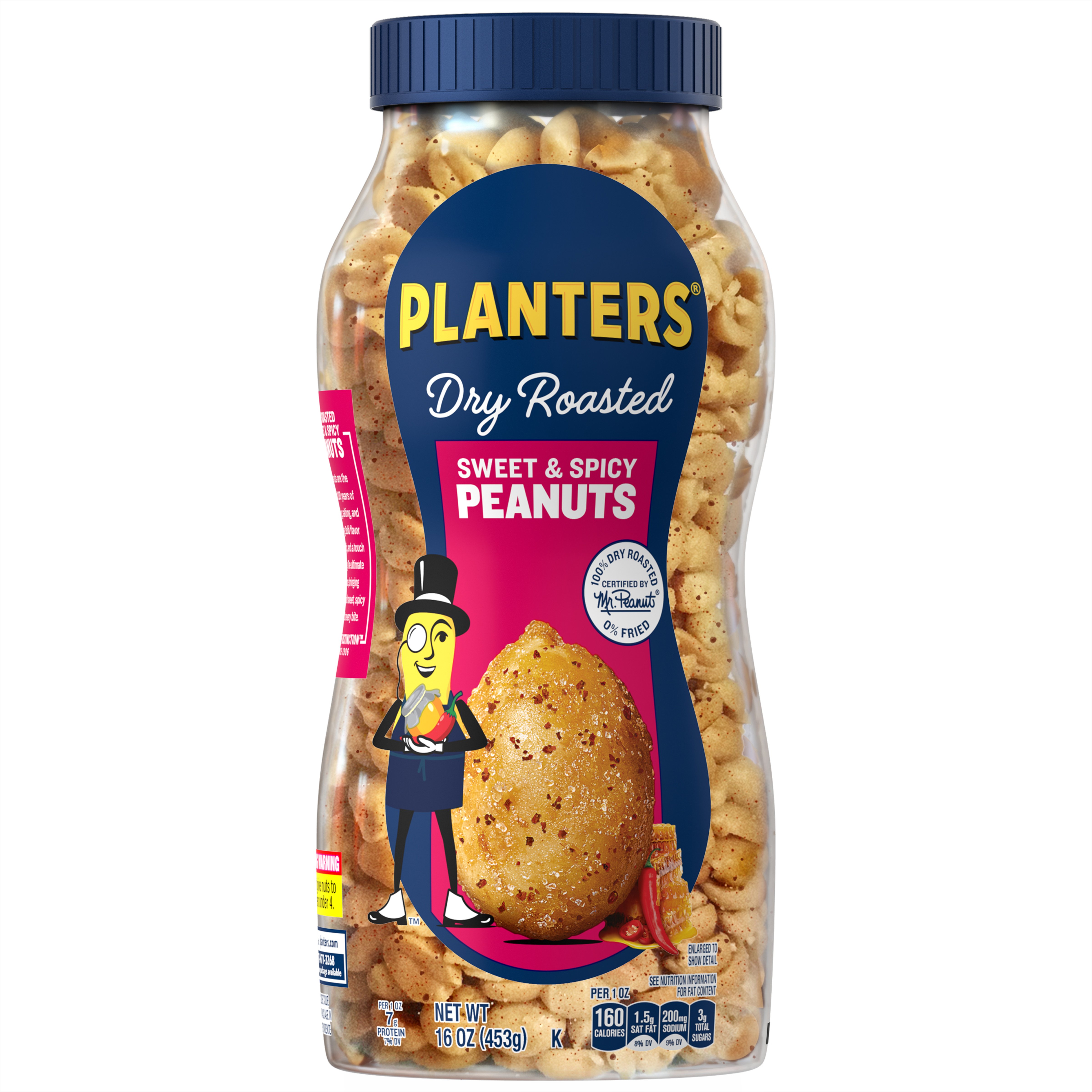 Planters Dry Roasted Sweet & Spicy Peanuts - Shop Nuts & seeds at H-E-B