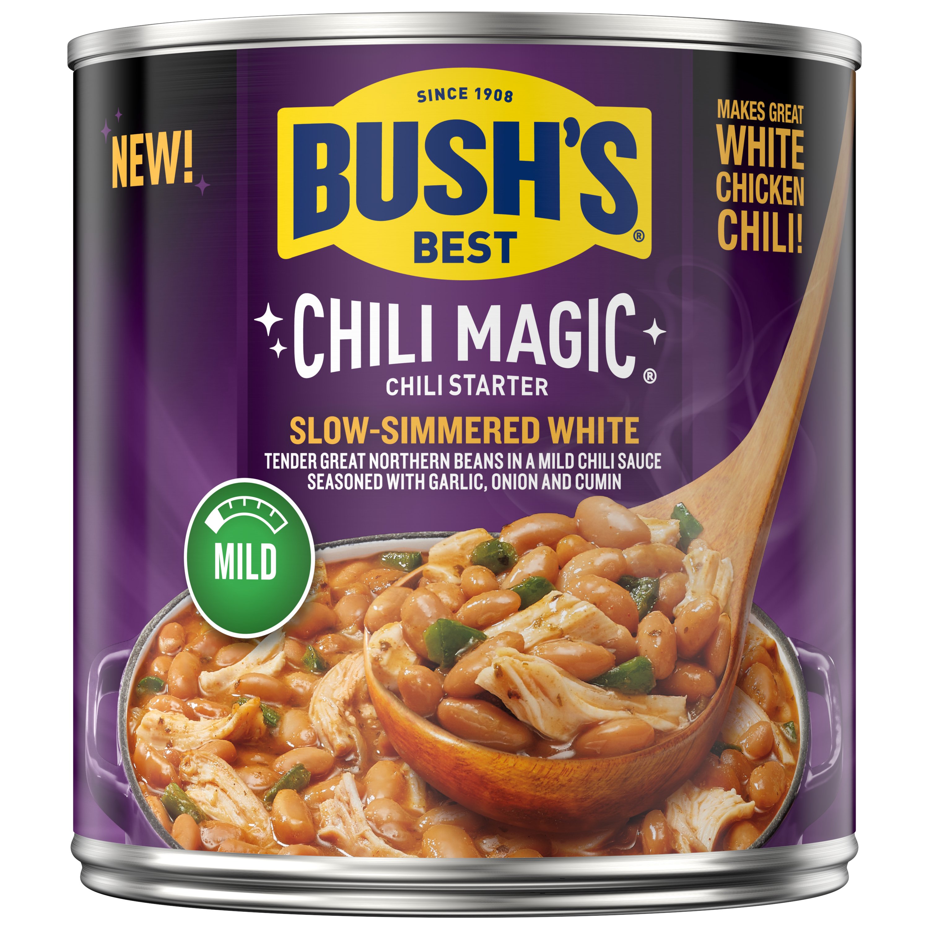 Bush's Best Chili Magic Slow Simmered White - Shop Beans & legumes at H-E-B