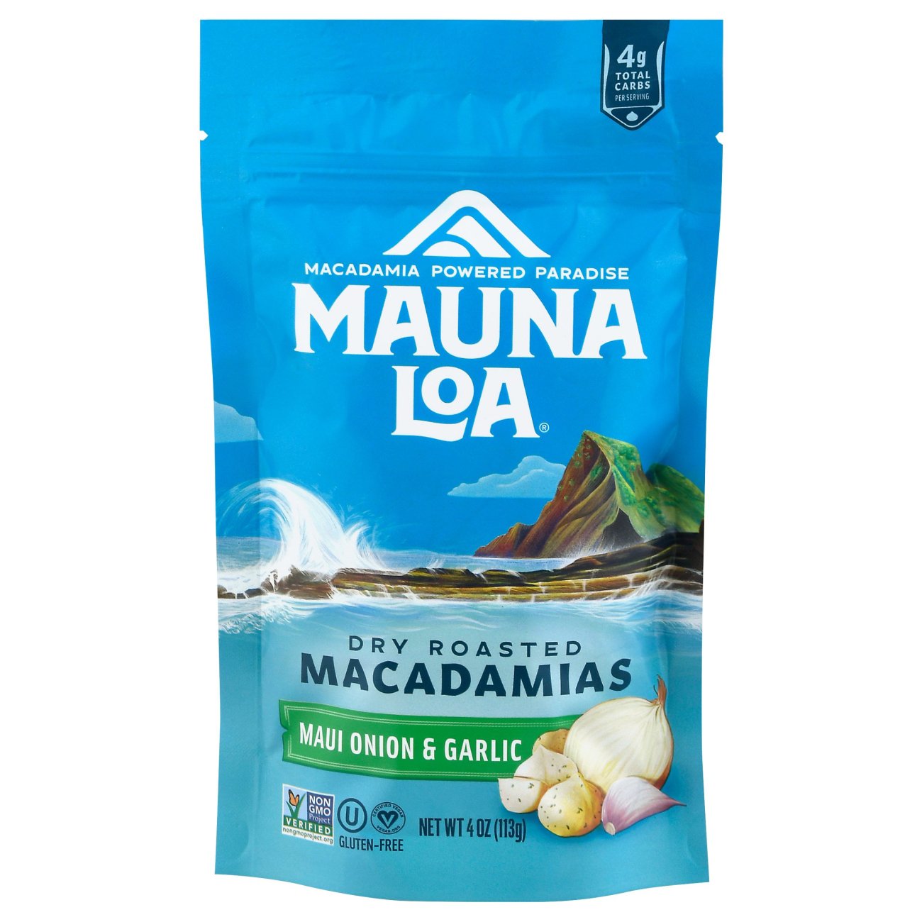 Mauna Loa Dry Roasted Macadamia Nuts - Maui Onion & Garlic - Shop Nuts ...