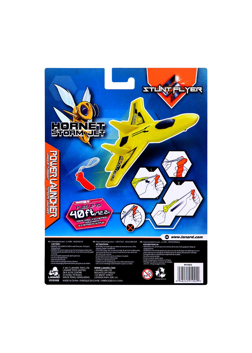 Stunt Flyer Hornet Flying Jet Slingshot Launcher - Assorted - Shop Yard ...