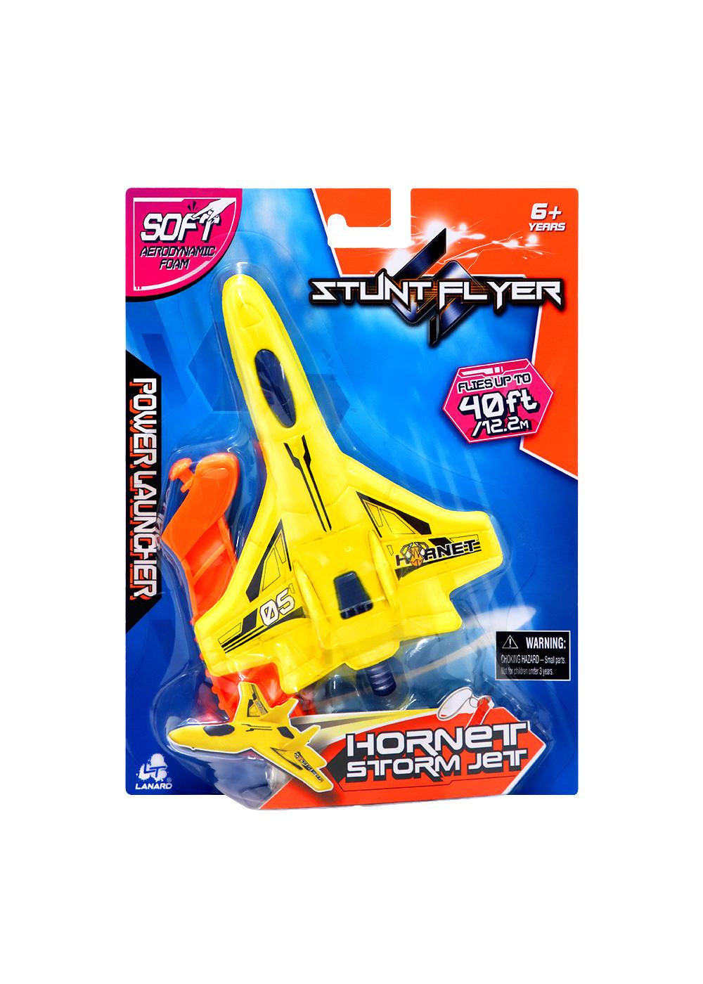 Stunt Flyer Hornet Flying Jet Slingshot Launcher - Assorted - Shop Yard ...