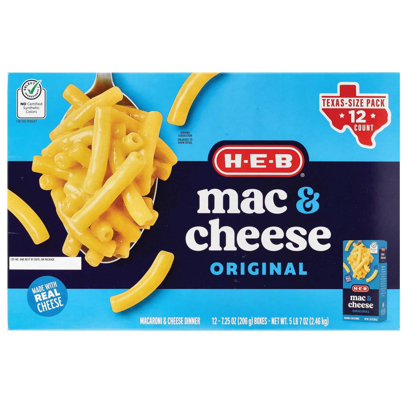 H-E-B Original Mac & Cheese - Texas-Size Pack - Shop Pantry meals at H-E-B