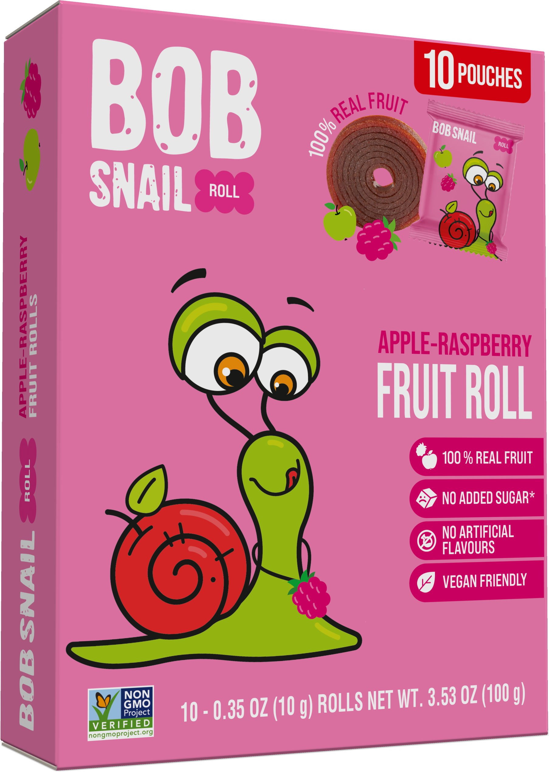 Bob Snail Apple and Raspberry Fruit Rolls, 10 pk | Central Market ...