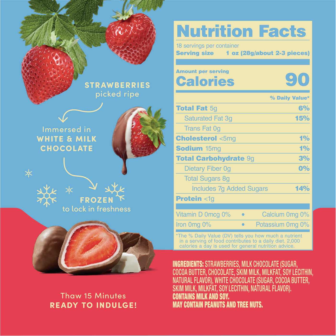 Tru Fru Nature's Strawberries - White & Milk Chocolate - Shop Bars ...