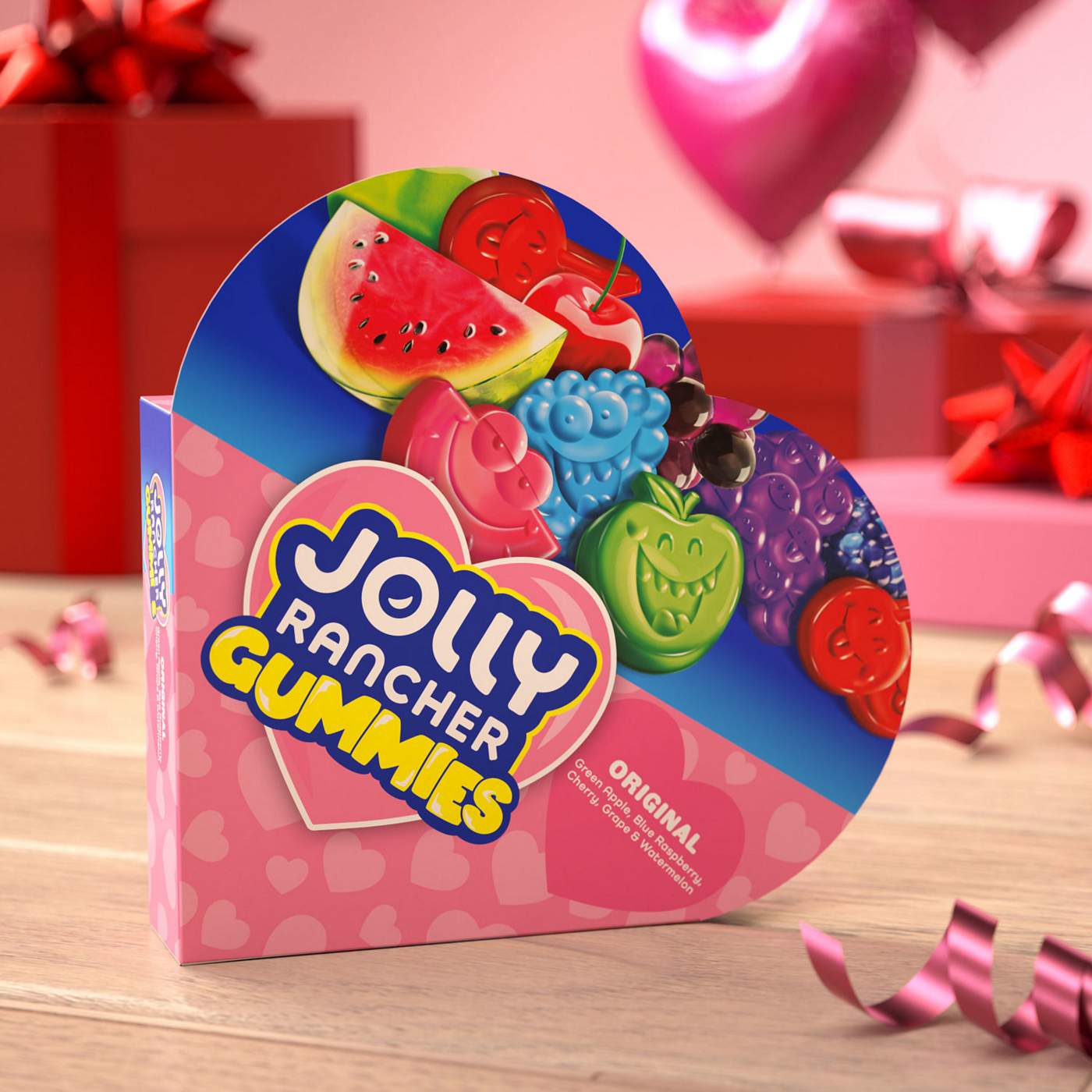 Jolly Rancher Gummies Valentine's Candy Heart Gift Box - Shop Candy at ...