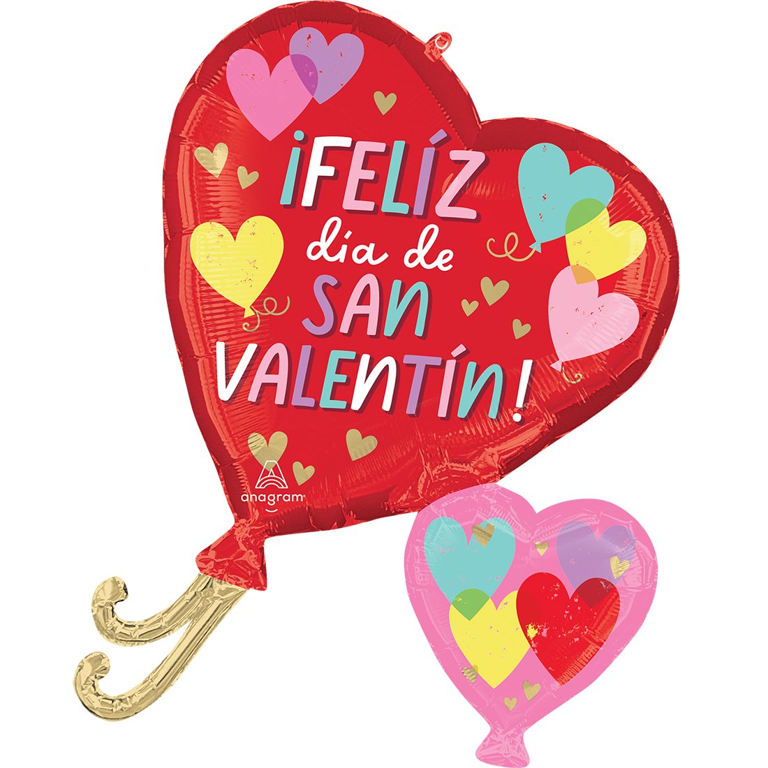 BLOOMS by H-E-B Hearts On Hearts Spanish Balloon - Shop Balloons at H-E-B