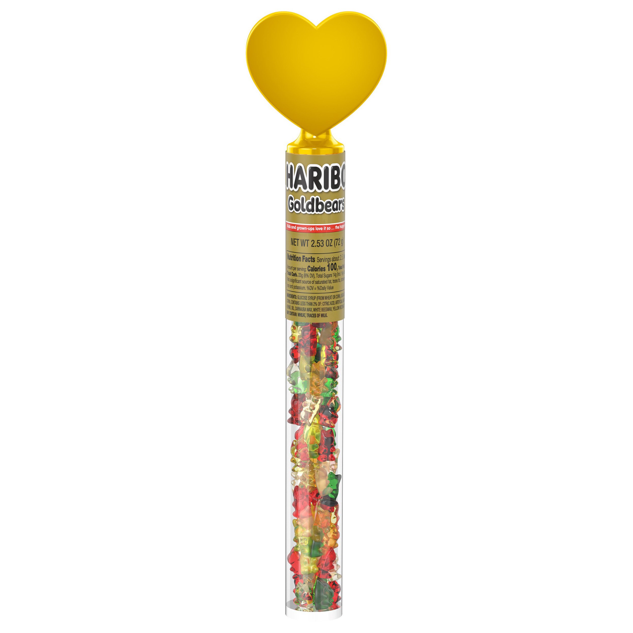 Haribo Goldbears Gummy Valentine's Candy Gift Tube - Shop Candy at H-E-B