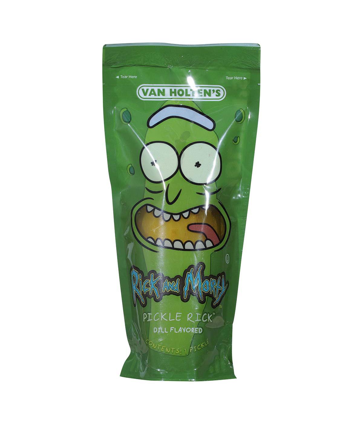Van Holten's Rick and Morty Dill Flavored Pickle Rick - Shop Pickles ...