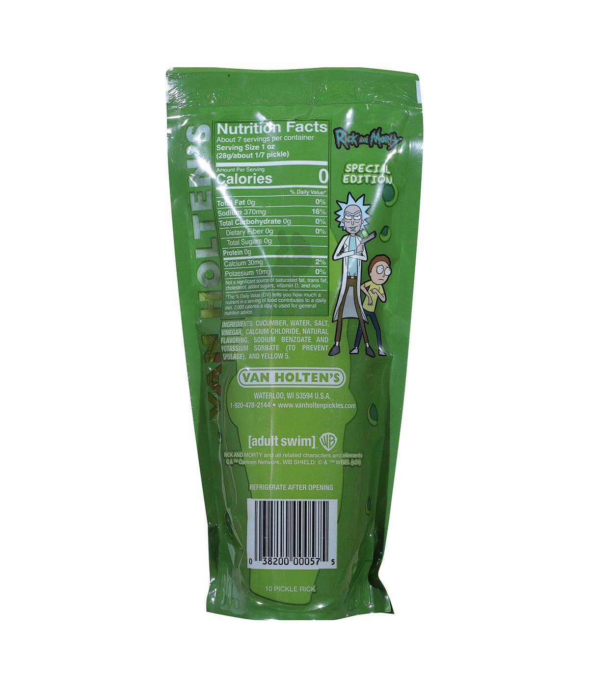 Van Holten's Rick and Morty Dill Flavored Pickle Rick - Shop Pickles ...