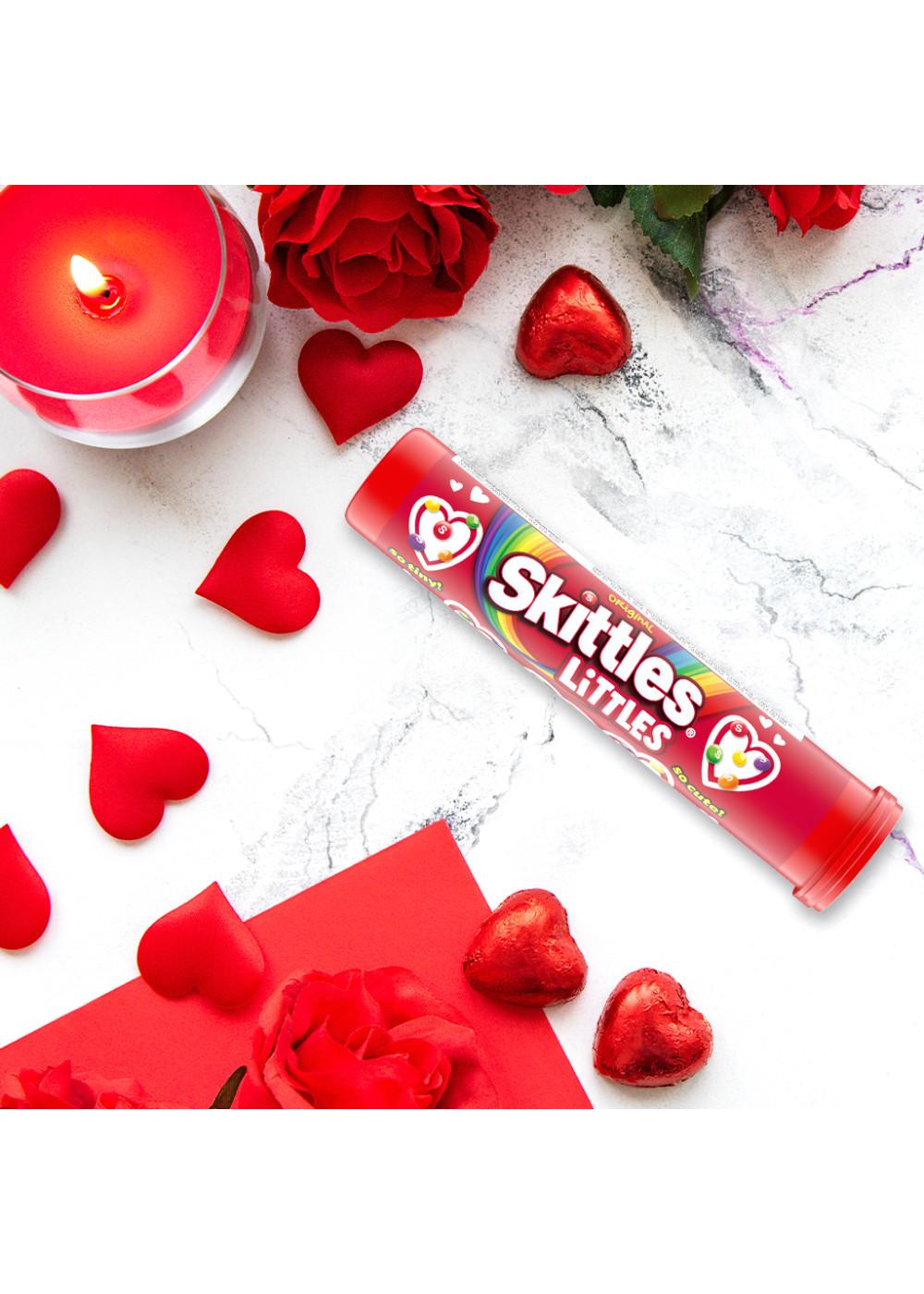 Skittles Littles Original Valentine's Candy Mega Tube - Shop Candy at H-E-B