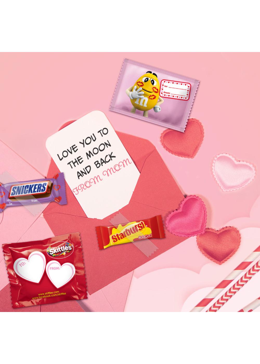 M&M'S, Snickers, Skittles & Starburst Assorted Fun Size Valentine's ...
