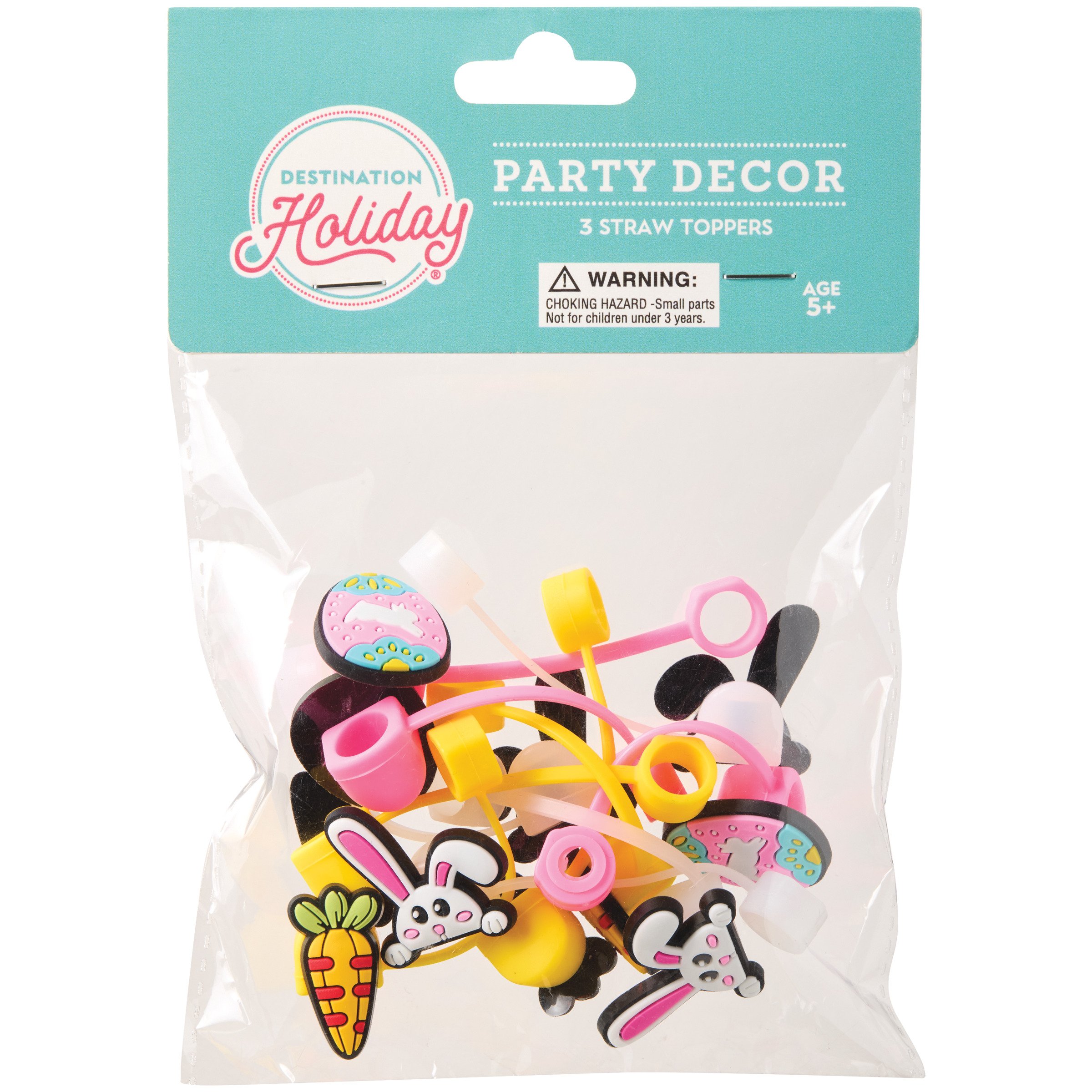 Destination Holiday Easter Straw Toppers - Shop Party decor at H-E-B