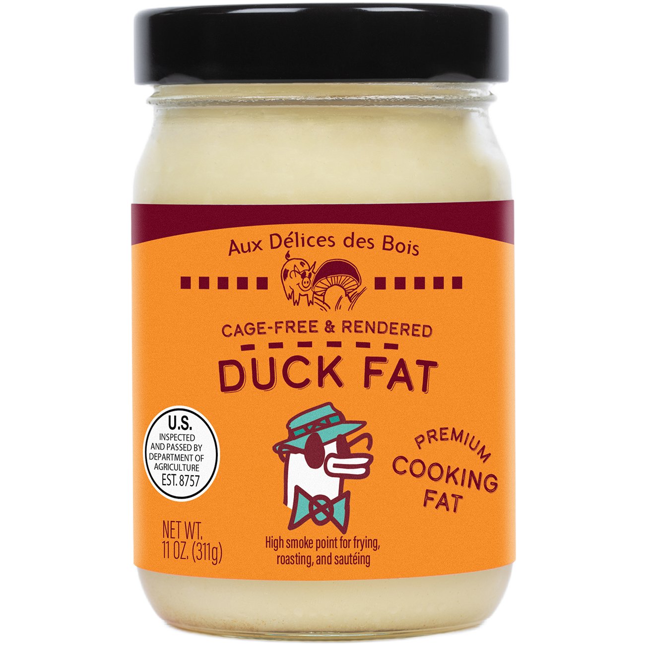 Aux Délices des Bois Cage Free And Rendered Duck Fat - Shop Oils at H-E-B