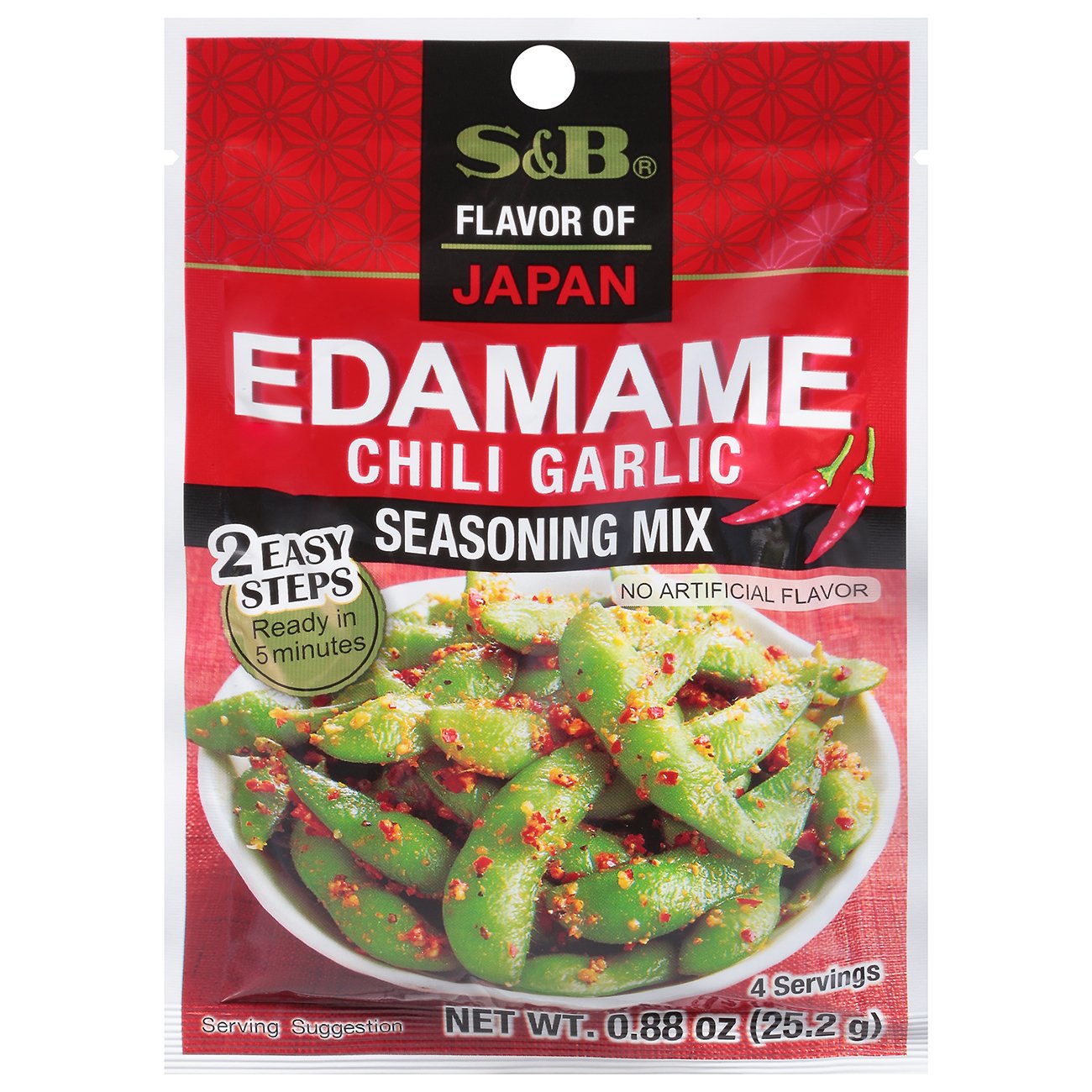 S&B Edamame Seasoning Mix - Chili Garlic - Shop Spice mixes at H-E-B
