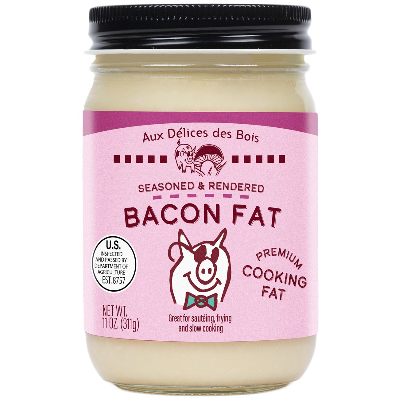 Aux Délices des Bois Seasoned And Rendered Bacon Fat - Shop Oils at H-E-B