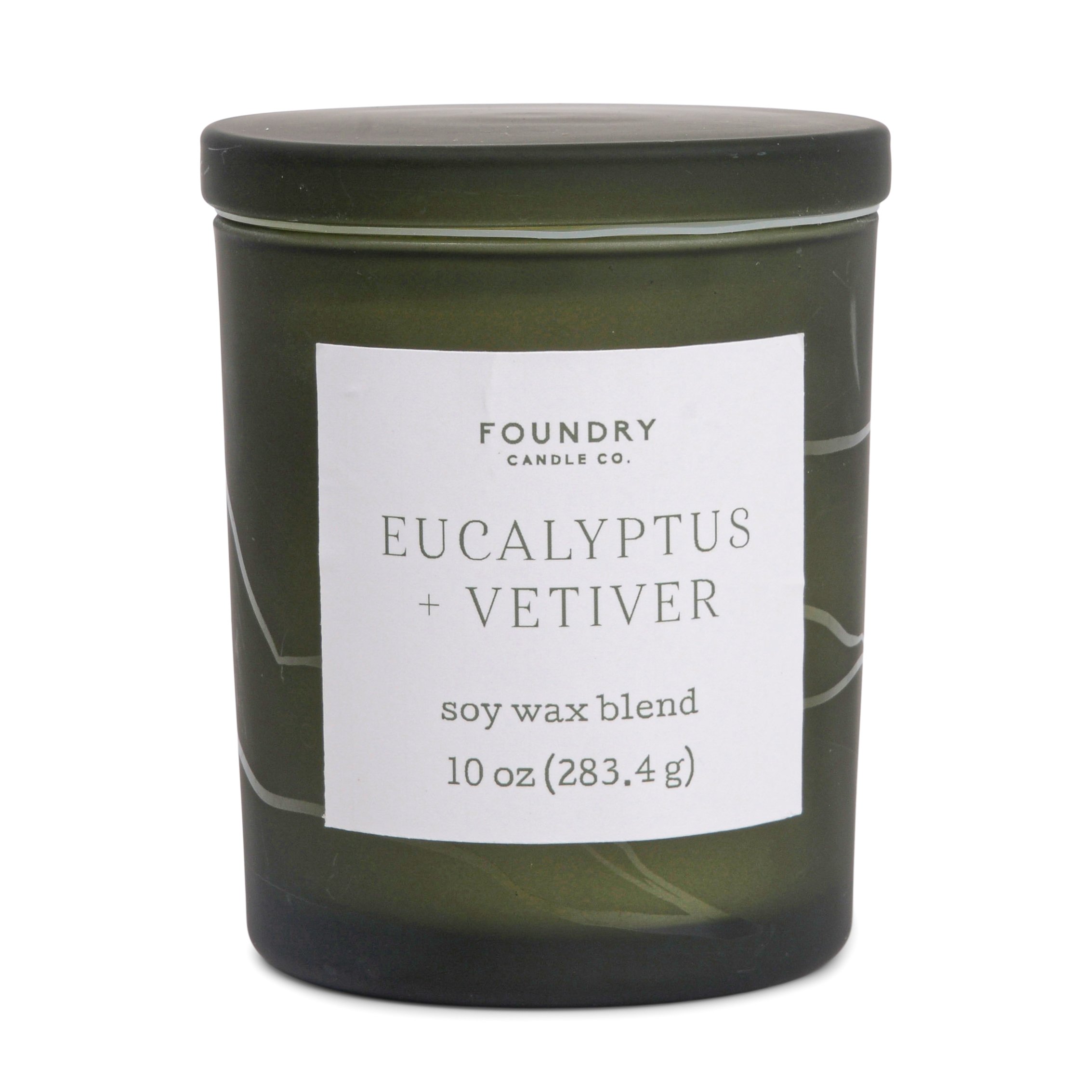 Foundry Candle Co. Eucalyptus & Vetiver Scented Soy Candle - Shop ...