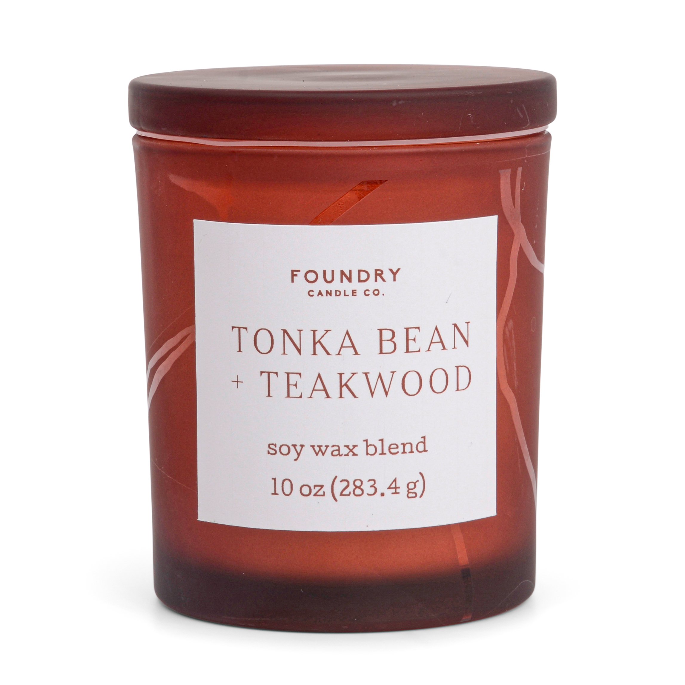 Foundry Candle Co. Tonka Bean & Teakwood Scented Soy Candle - Shop Candles at H-E-B