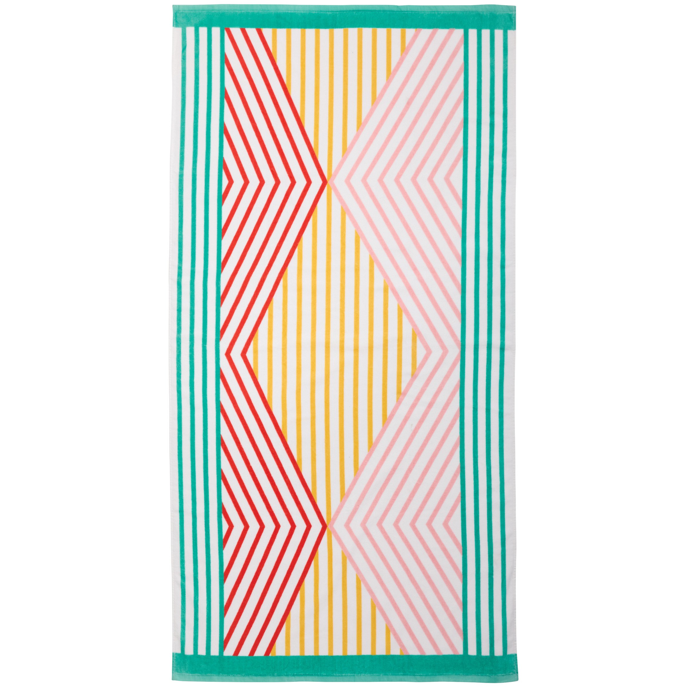 Destination Holiday Summer Beach Towel - Multi Color Stripe - Shop ...
