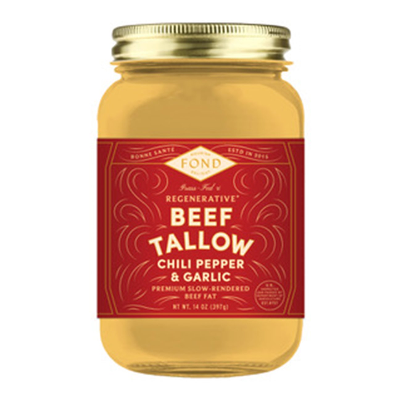 Fond Beef Tallow - Chili Pepper & Garlic - Shop Oils at H-E-B
