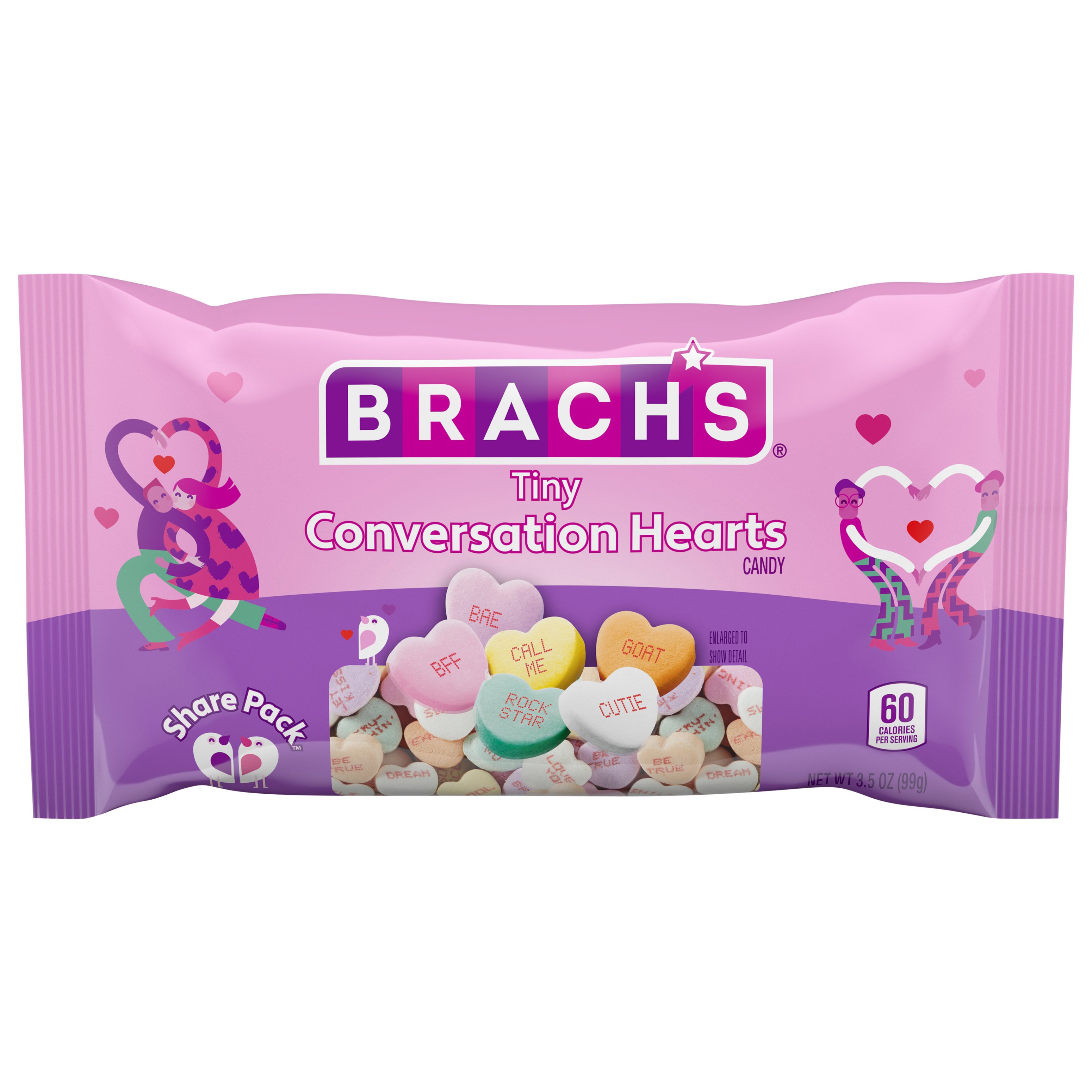 Brach's Tiny Conversation Hearts Valentine's Candy - Share Pack - Shop ...