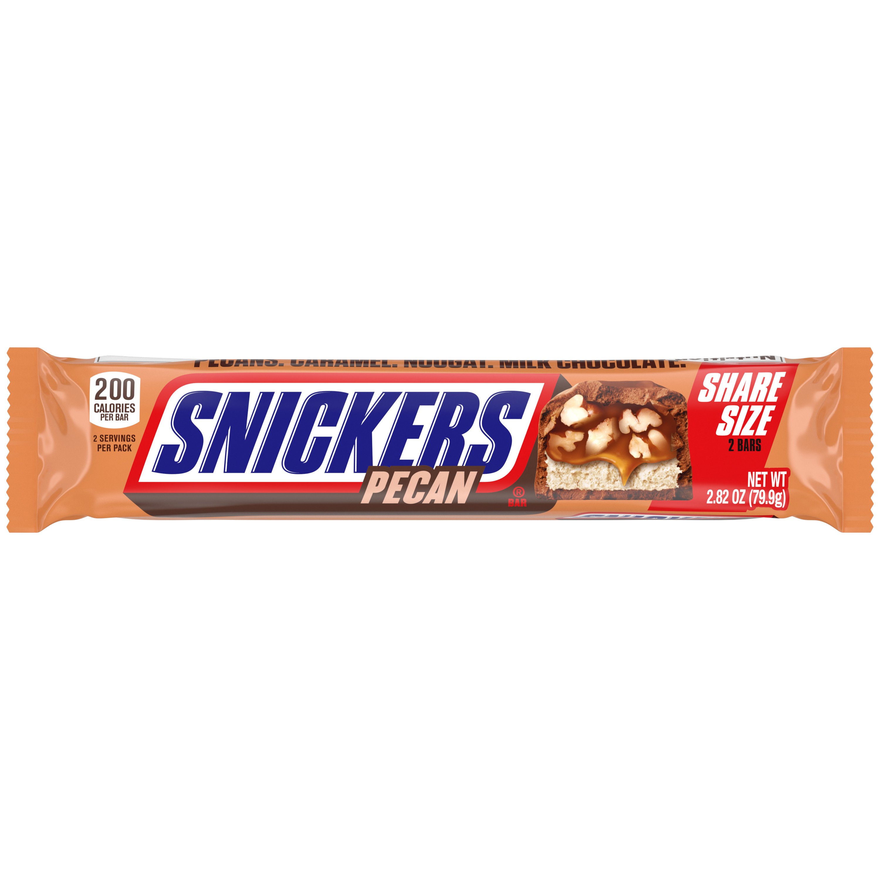 Snickers Pecan Chocolate Candy Bars - Share Size - Shop Candy at H-E-B