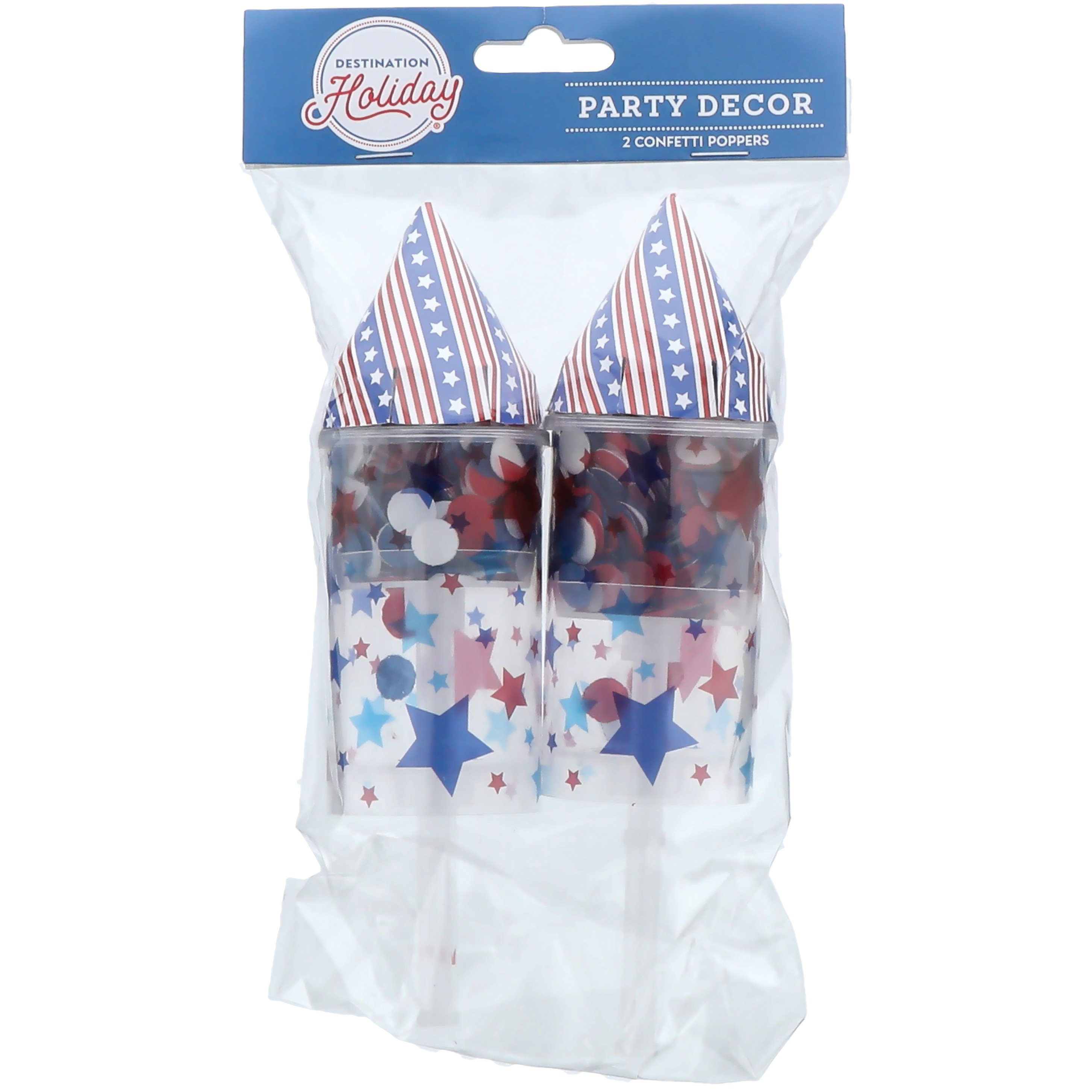 Destination Holiday Patriotic Confetti Poppers - Shop Seasonal decor at ...